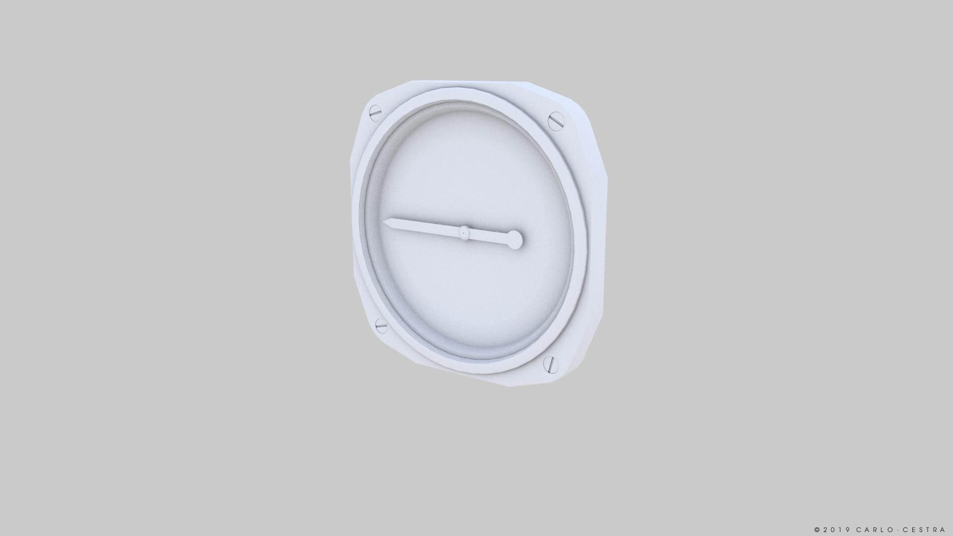 US Rate of Climb Indicator - 3D Model by Carlo Cestra