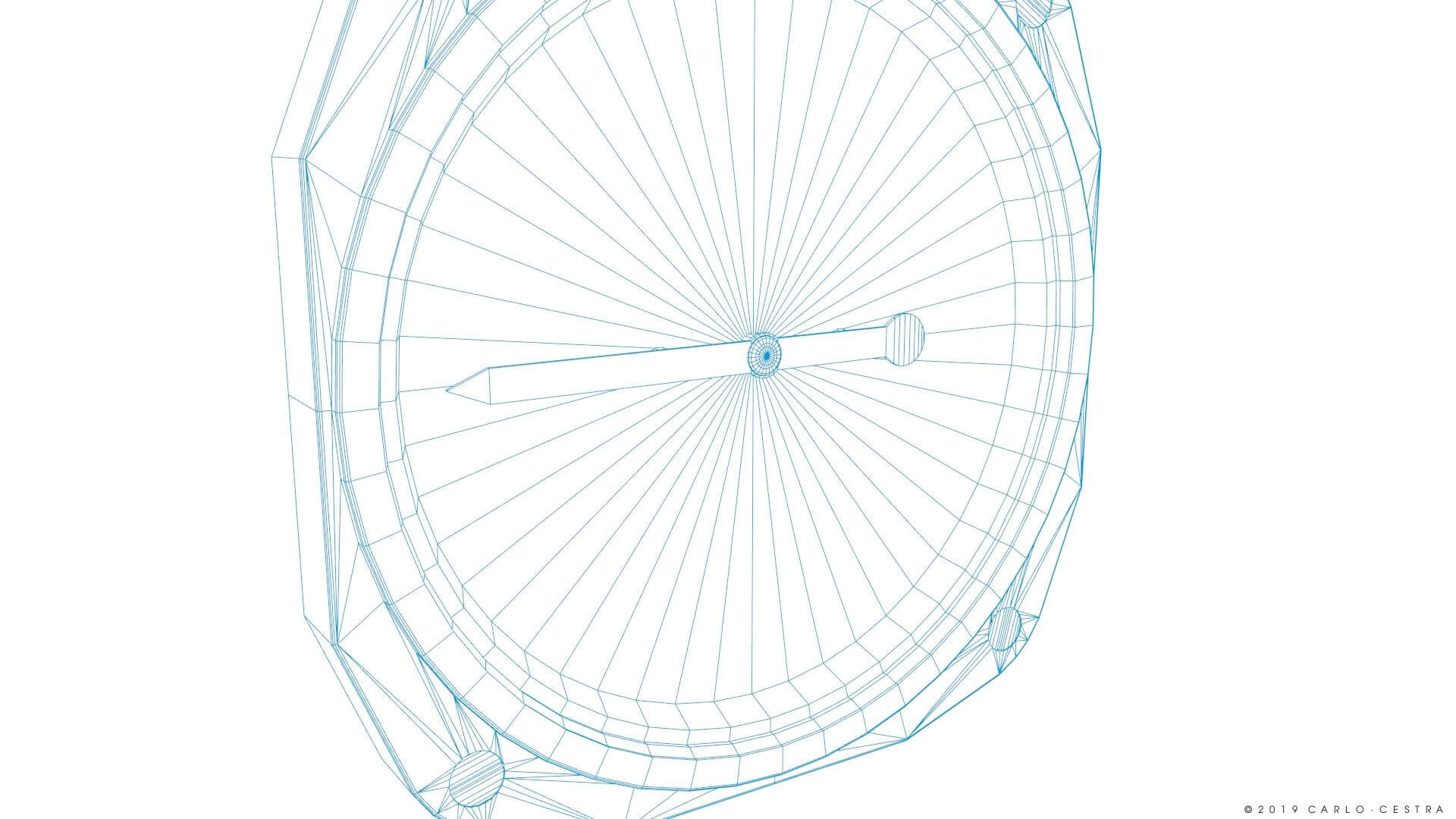US Rate of Climb Indicator - 3D Model by Carlo Cestra