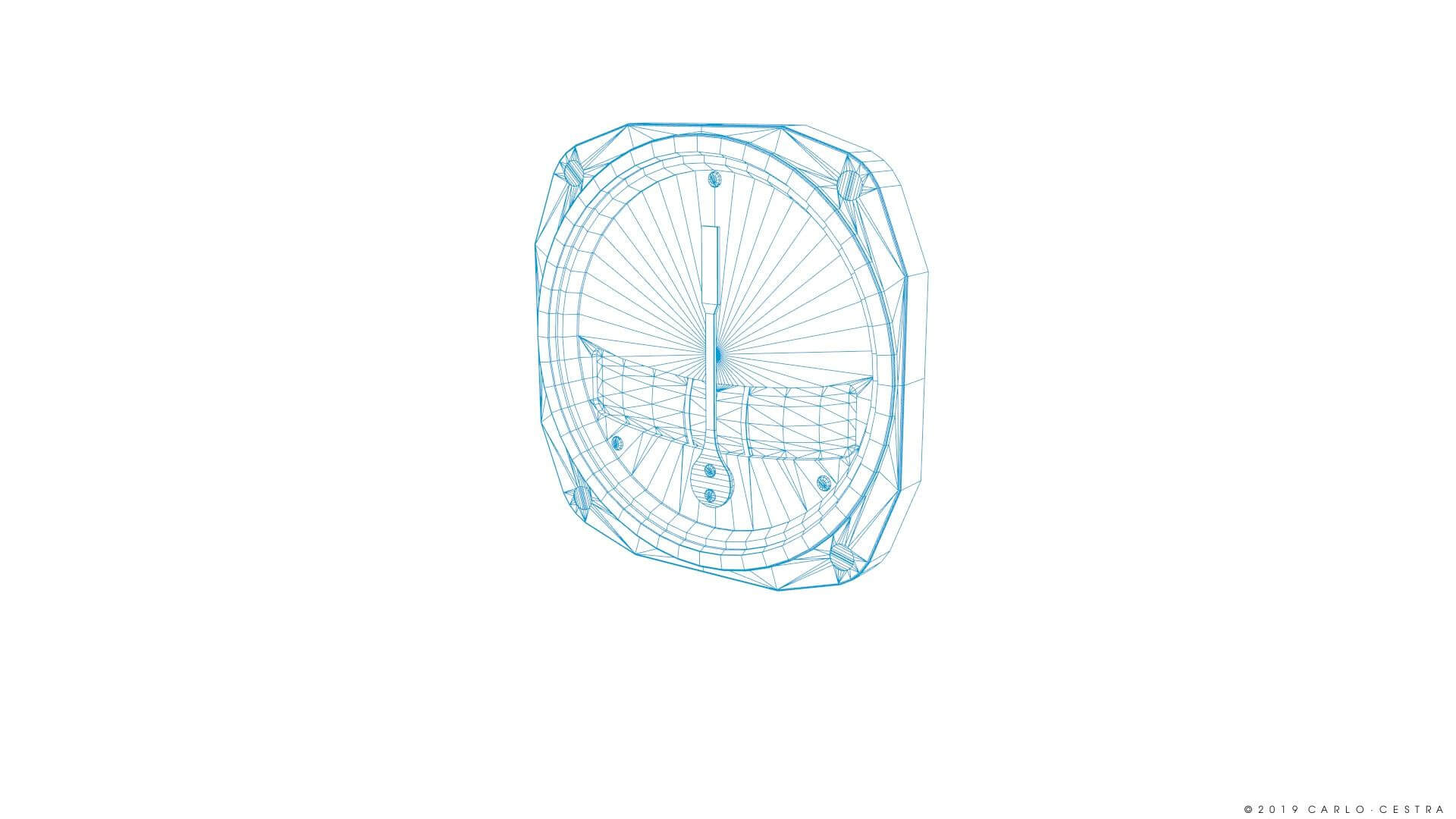 US Turn and Bank Indicator - 3D Model by Carlo Cestra