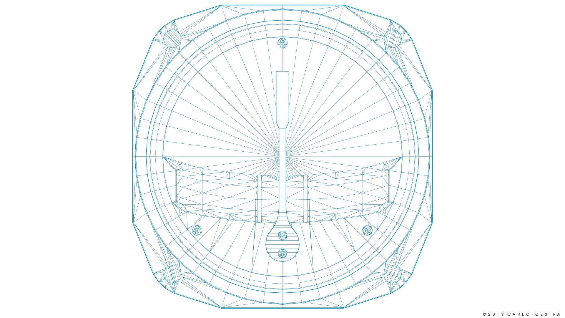 US Turn and Bank Indicator - 3D Model by Carlo Cestra
