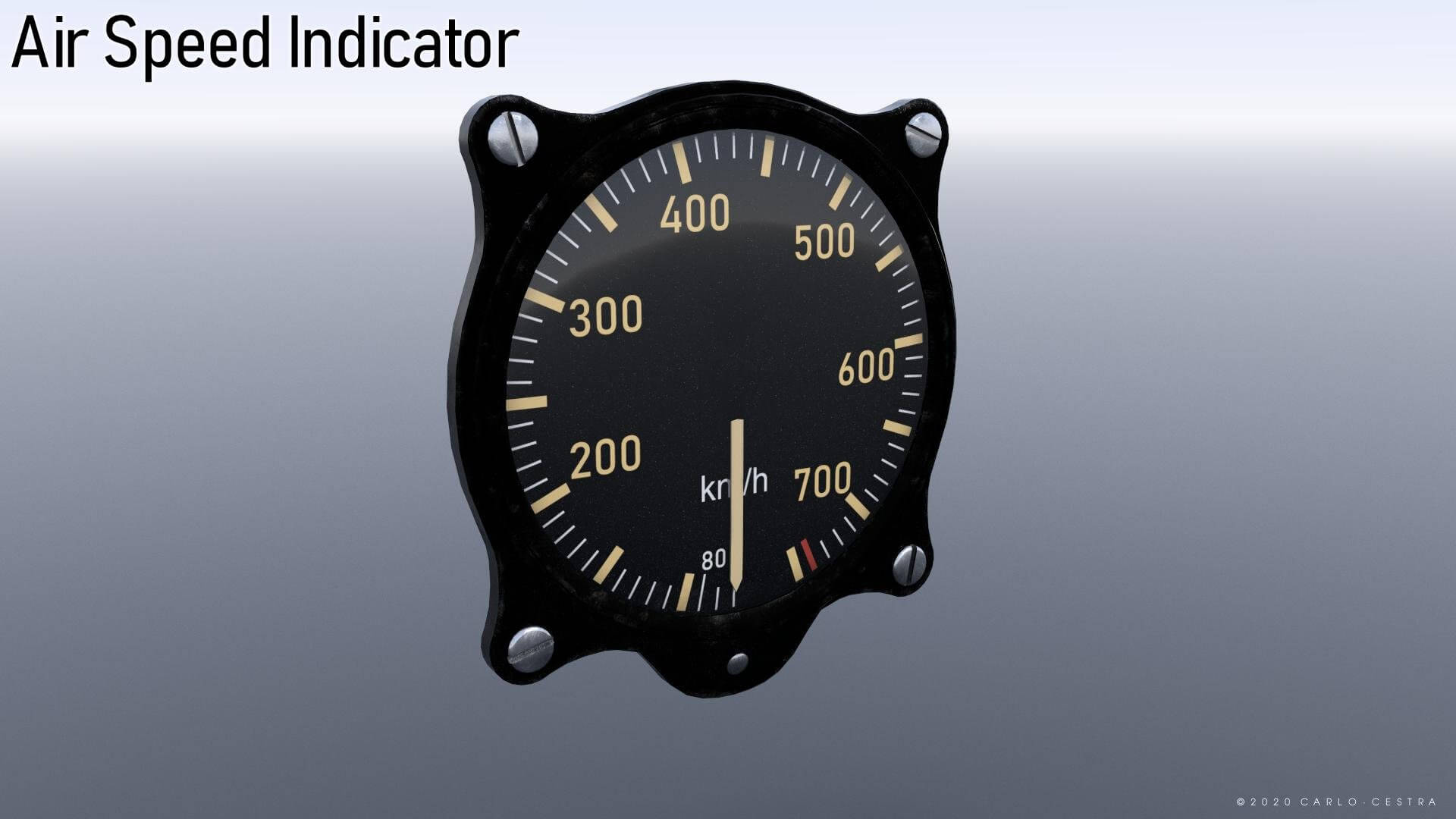 WW2 German Flight Instruments Pack - 3D Model by Carlo Cestra