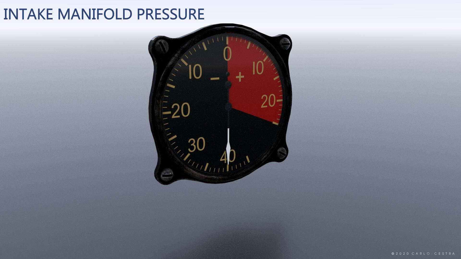 WW2 Imperial Japanese Flight Instruments Pack - 3D Model by Carlo Cestra