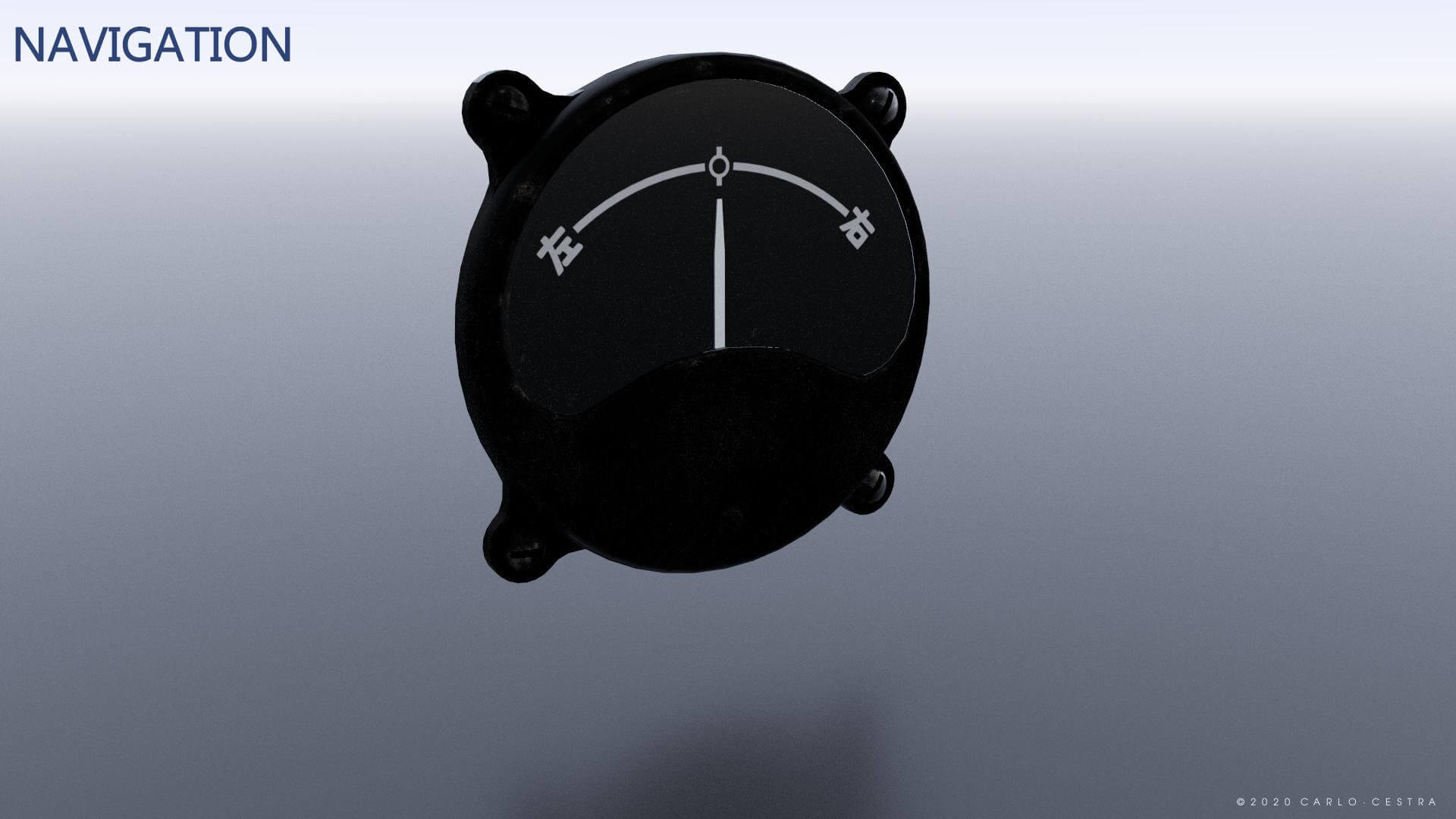 WW2 Imperial Japanese Flight Instruments Pack - 3D Model by Carlo Cestra