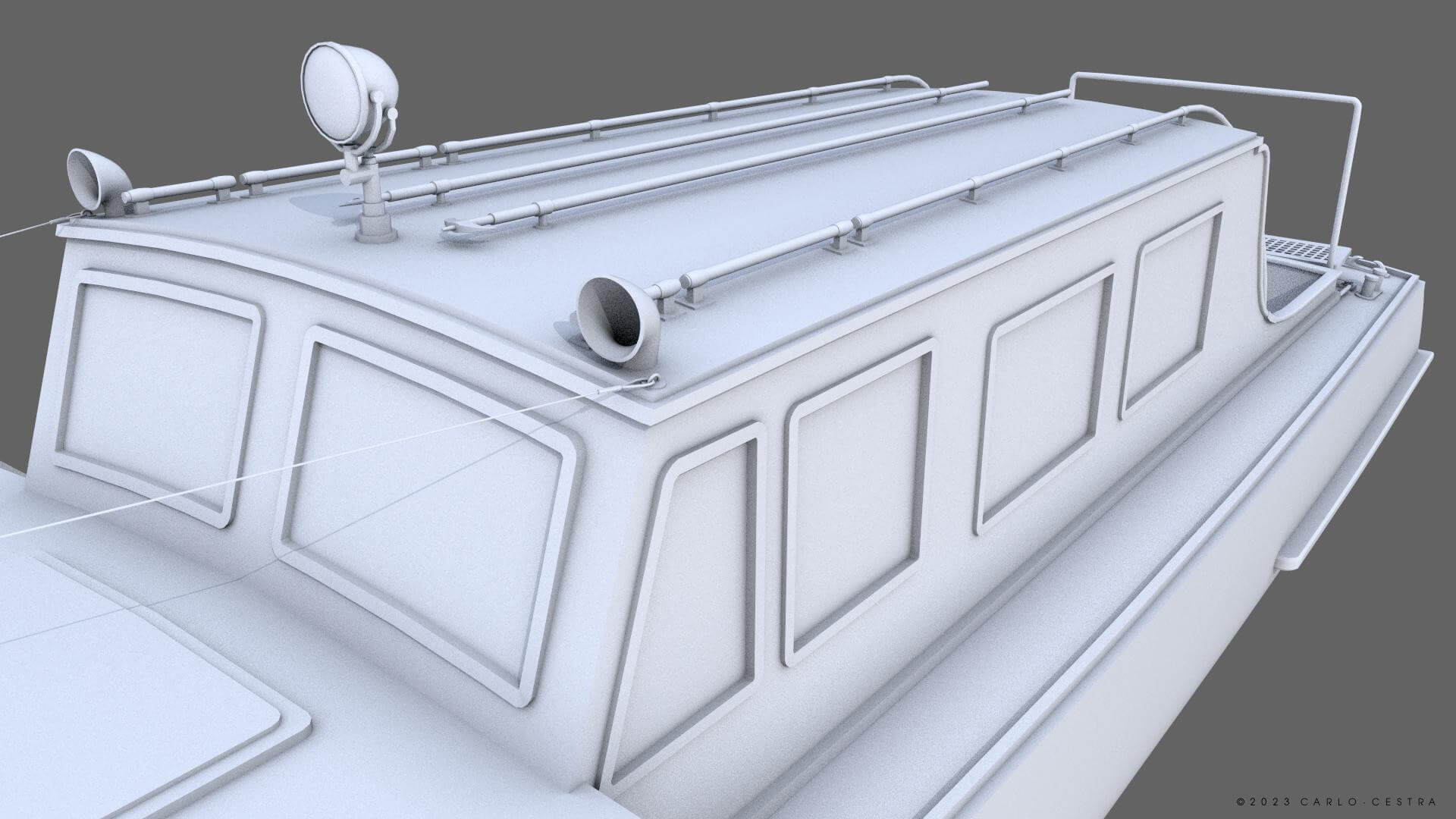 WW2 Italian 10M Motorboat - 3D Model by Carlo Cestra
