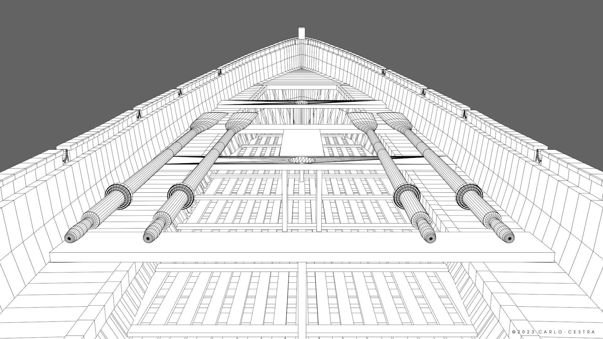 WW2 Italian 8.6 Meters Lifeboat - 3D Model by Carlo Cestra
