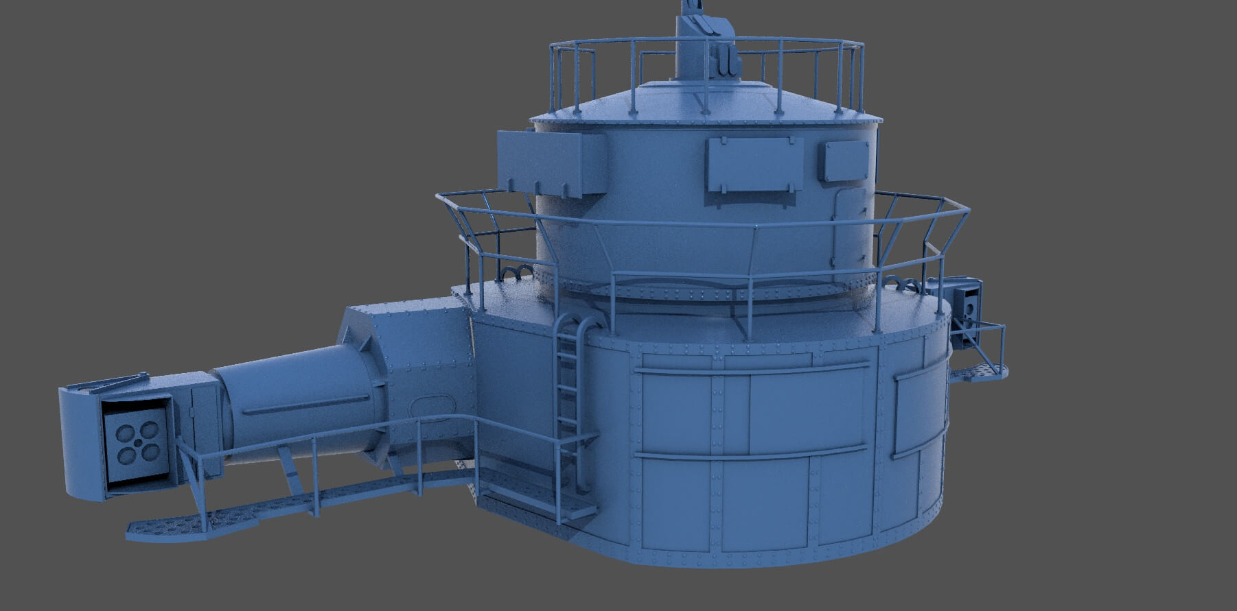 Yamato 10m Rangefinder 1/100 Scale - 3D Model by Carlo Cestra