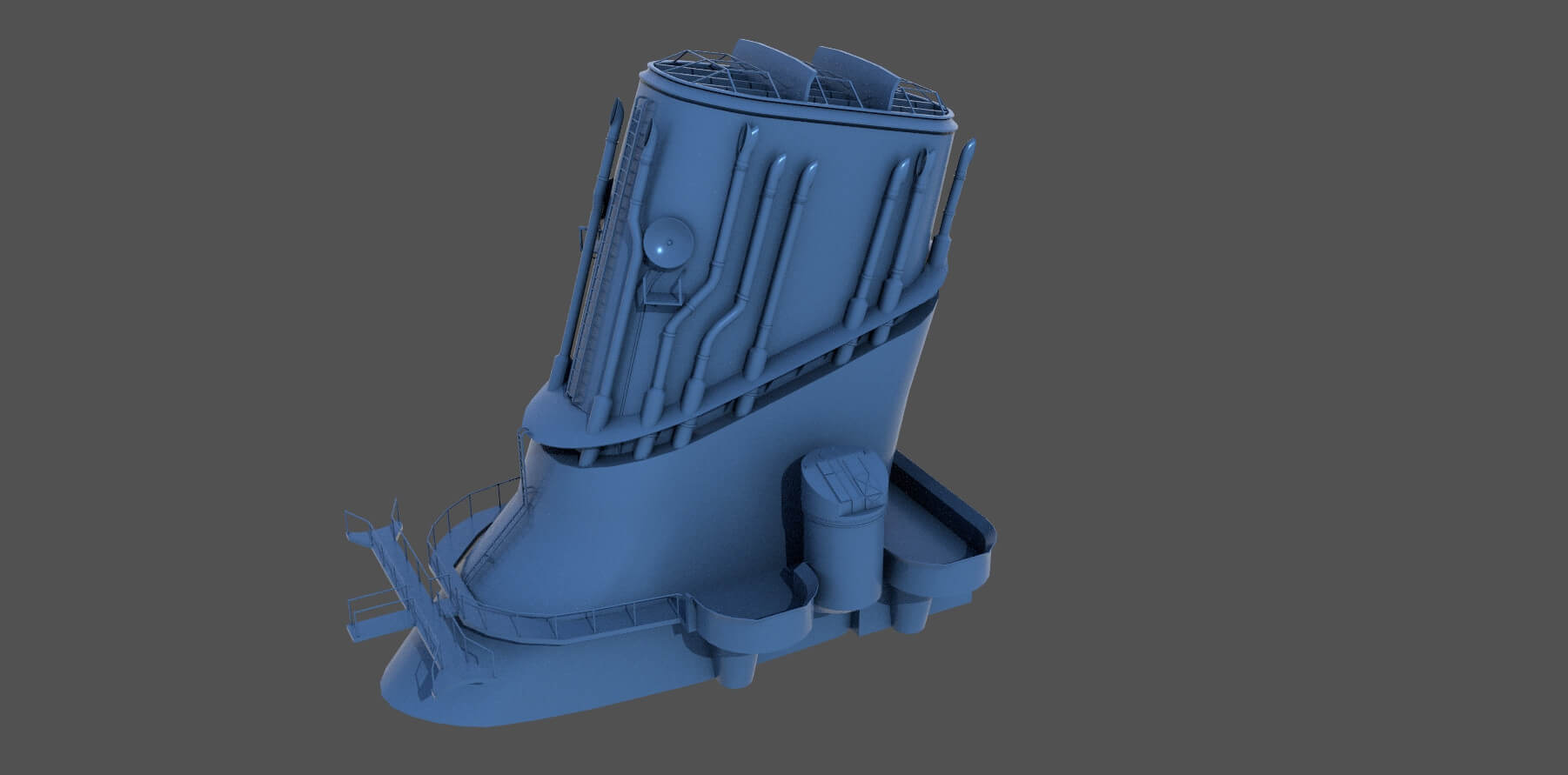 Yamato Funnel 1/100 Scale - 3D Print Model by Carlo Cestra