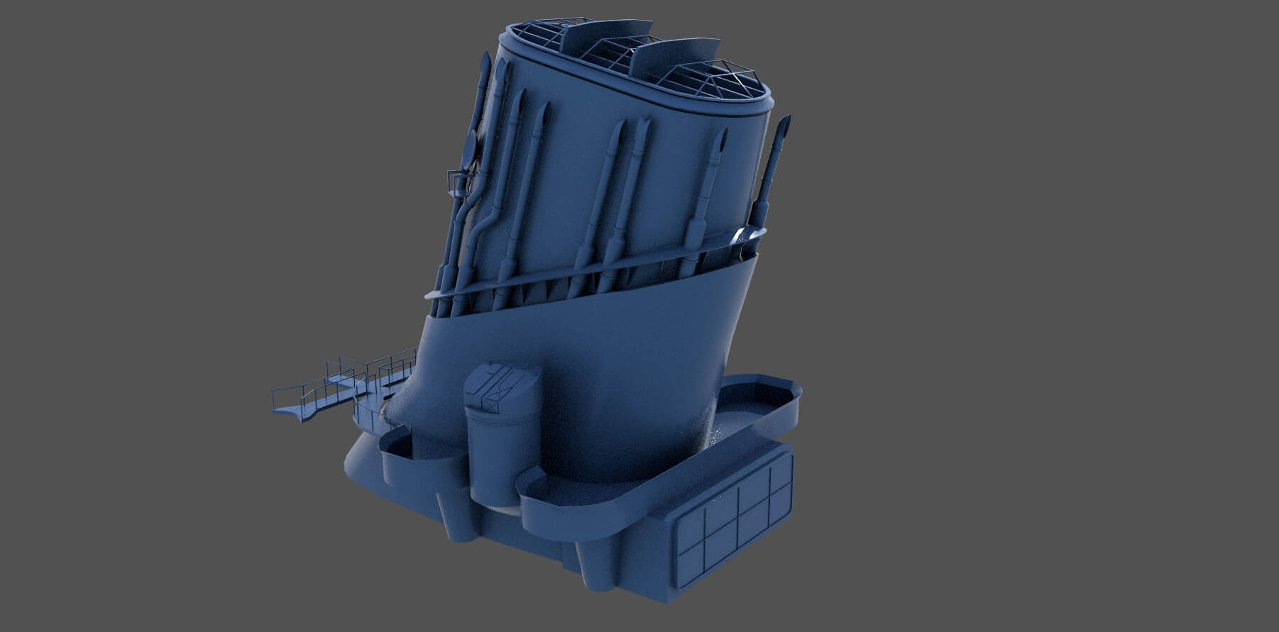 Yamato Funnel 1/100 Scale - 3D Print Model by Carlo Cestra