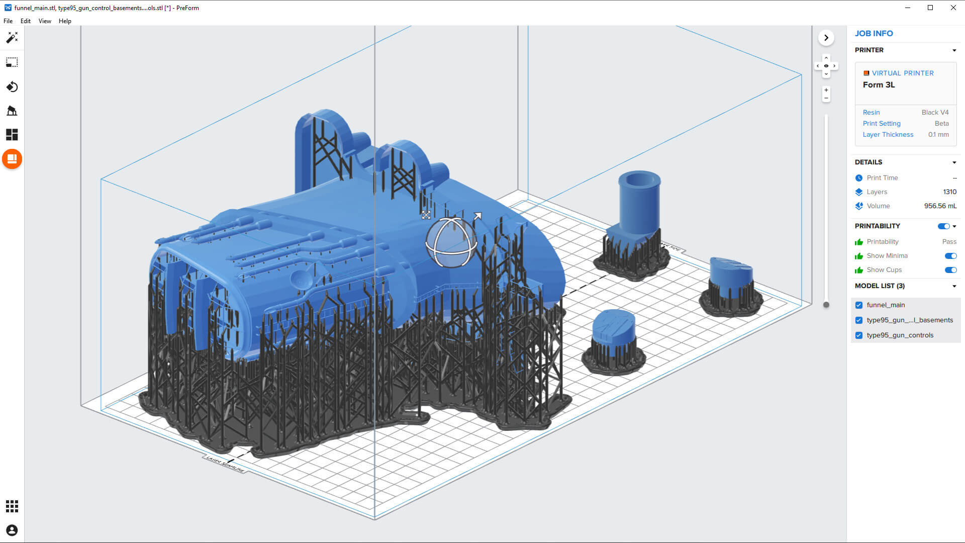 Yamato Funnel 1/100 Scale - 3D Print Model by Carlo Cestra