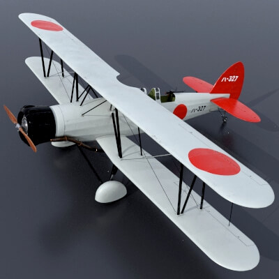 Yokosuka B4Y HA-327 - Not Rigged 3D Model by Carlo Cestra