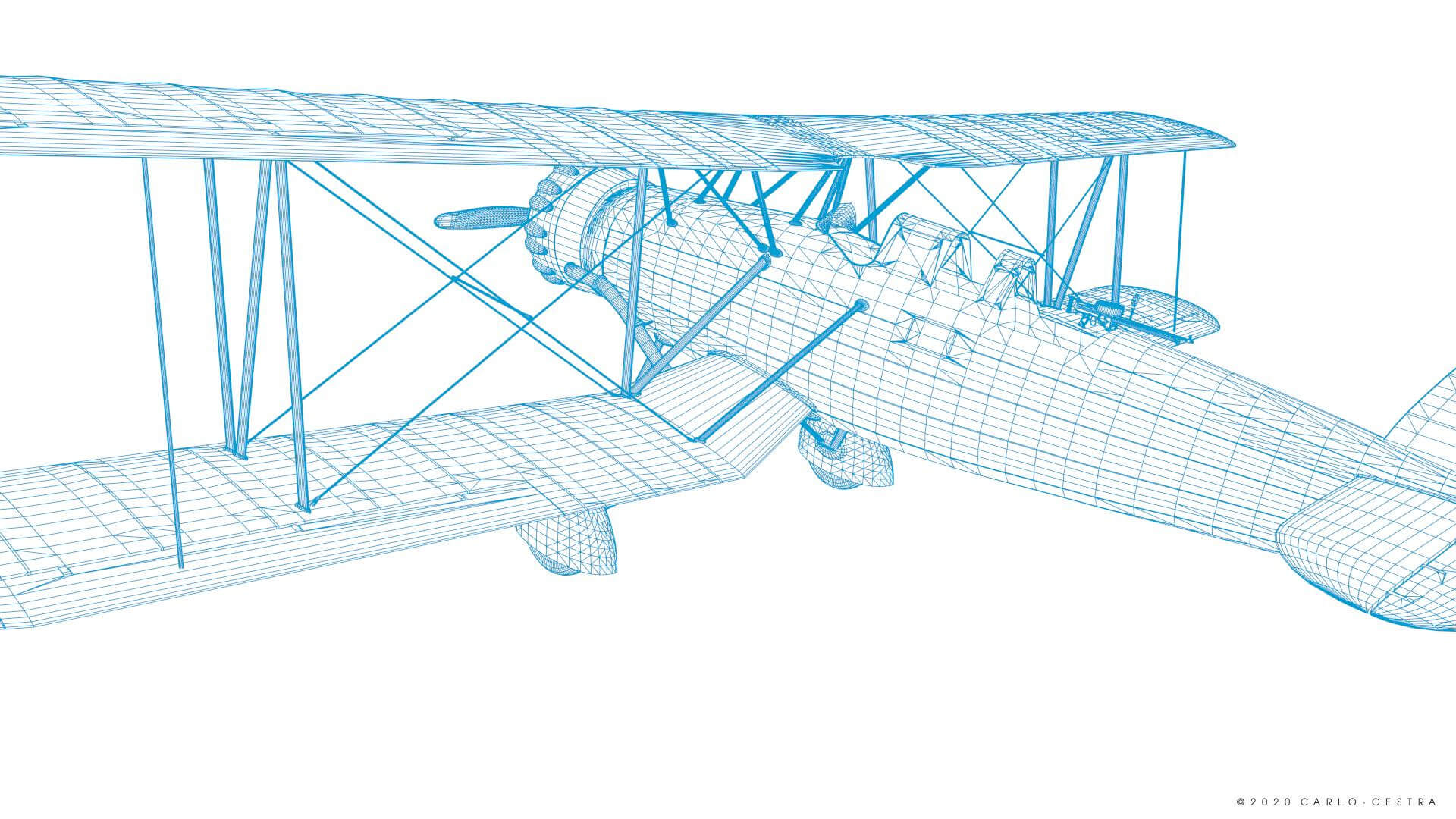Yokosuka B4Y Ha-327 - Rigged 3D Model by Carlo Cestra