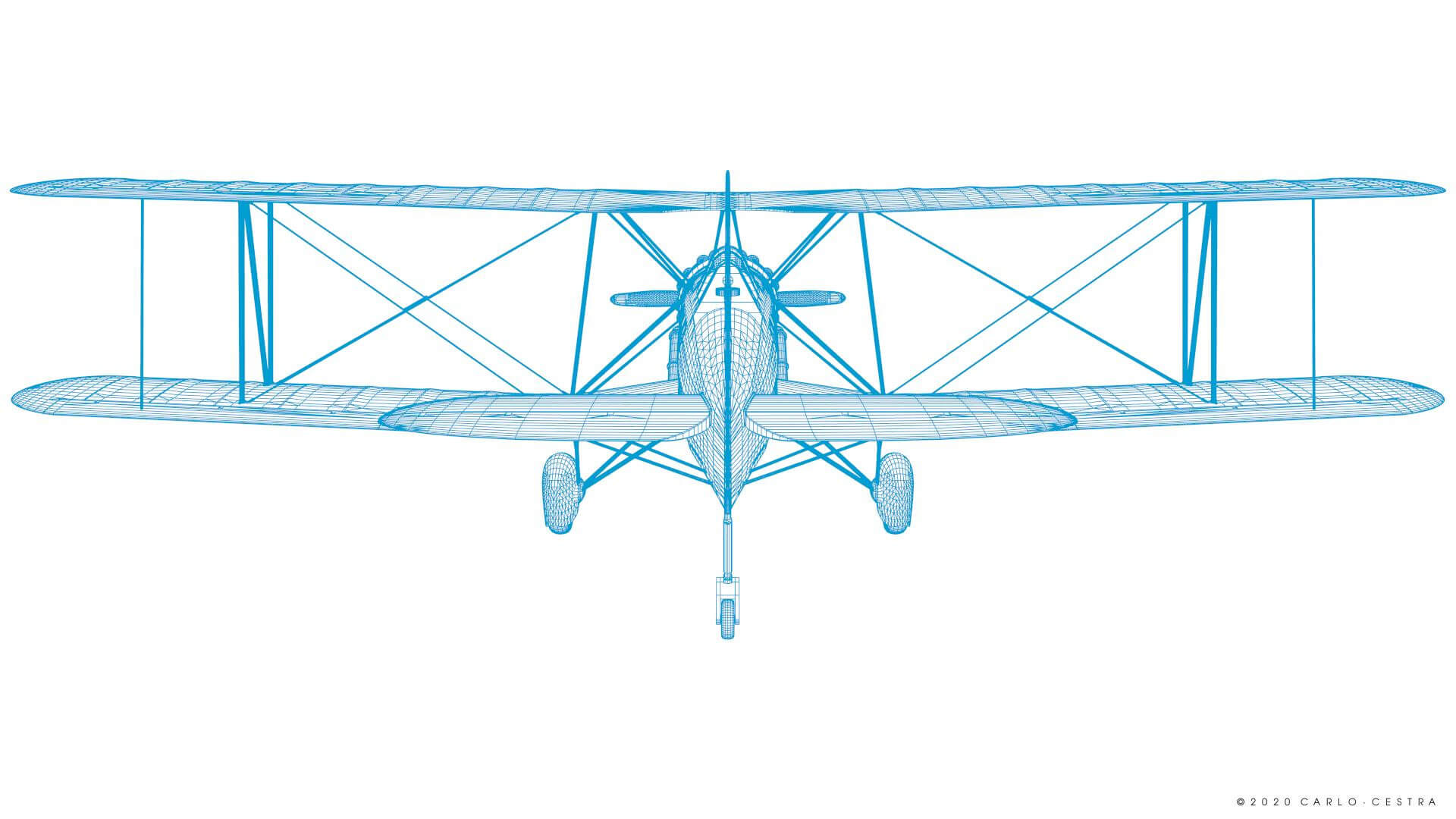 Yokosuka B4Y Ha-327 - Rigged 3D Model by Carlo Cestra