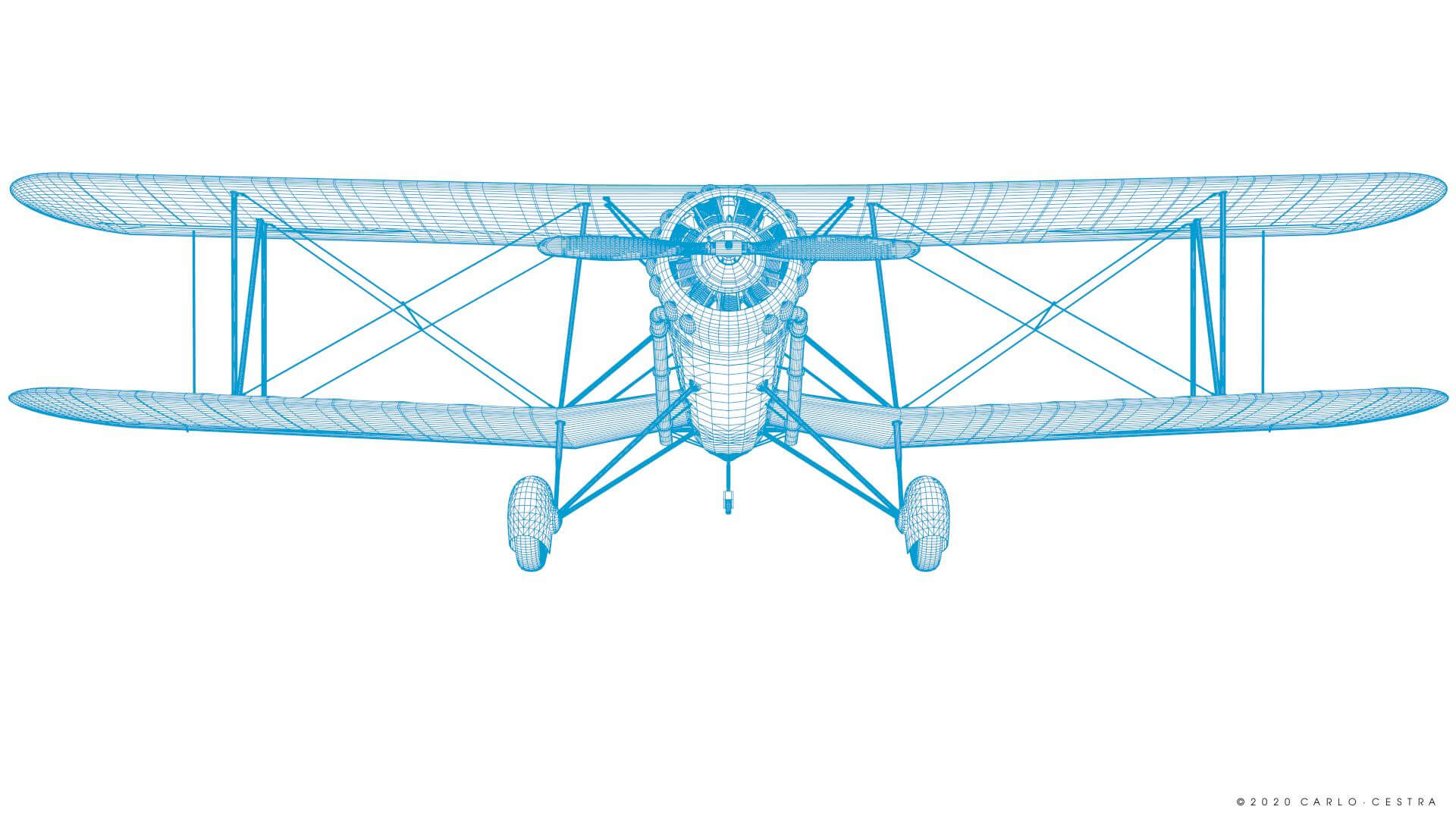 Yokosuka B4Y Ha-327 - Rigged 3D Model by Carlo Cestra