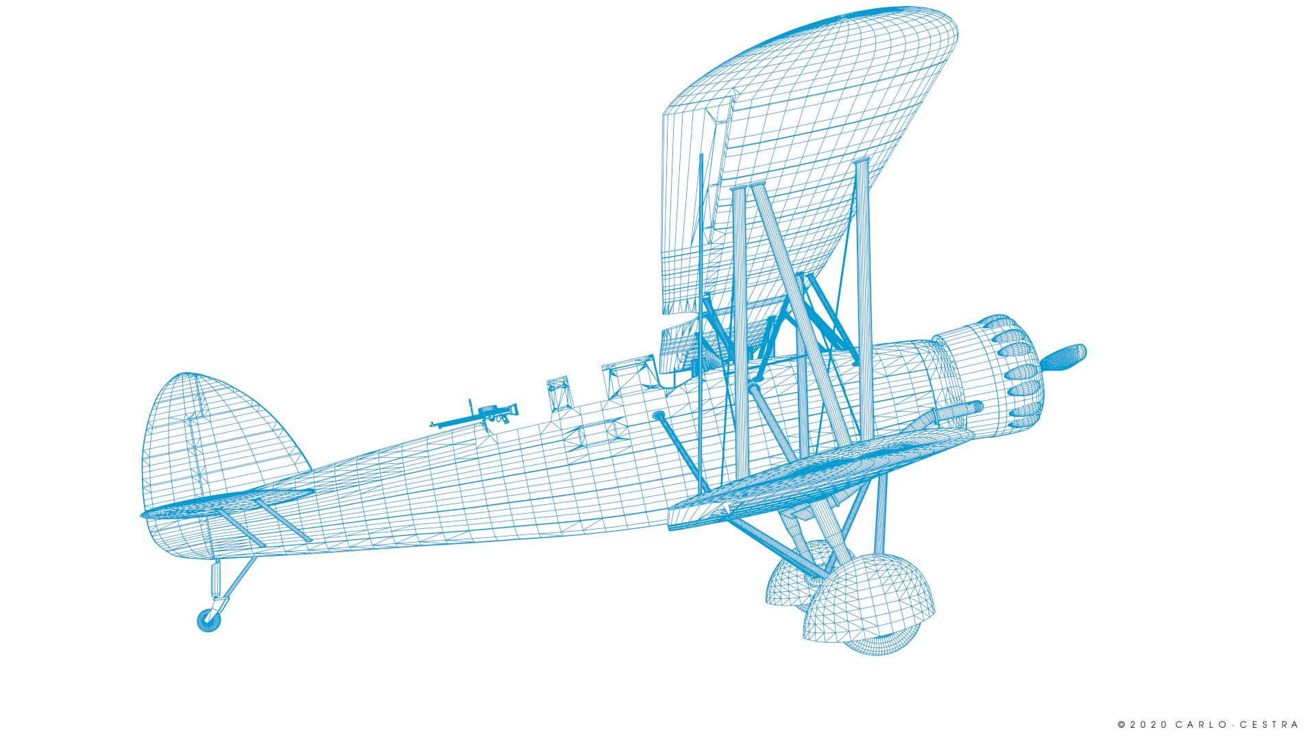 Yokosuka B4Y Ha-327 - Rigged 3D Model by Carlo Cestra