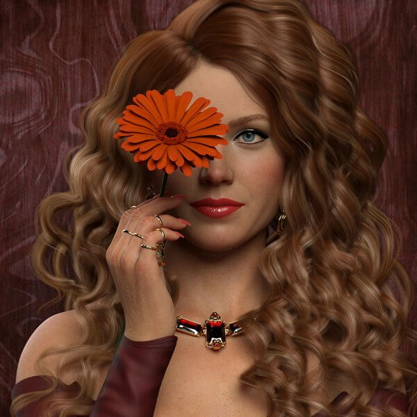 DONNA di FIORI 3D Rendering | RenderHub Gallery