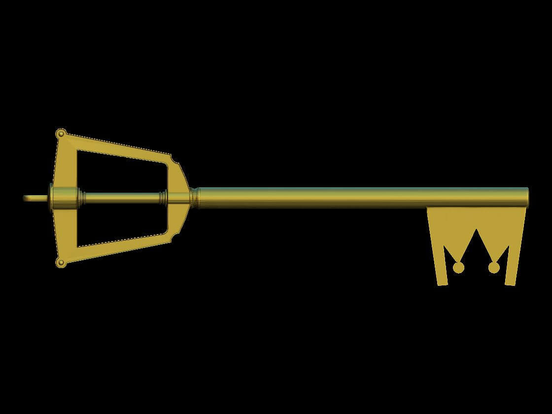 Kingdom Hearts Keyblade - Free 3D Model by Carlos Anton