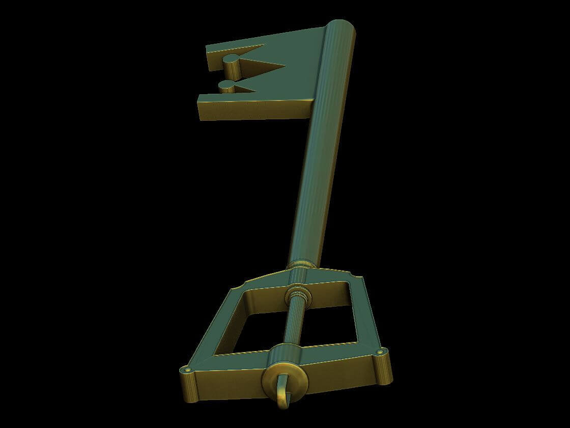 Kingdom Hearts Keyblade - Free 3D Model by Carlos Anton