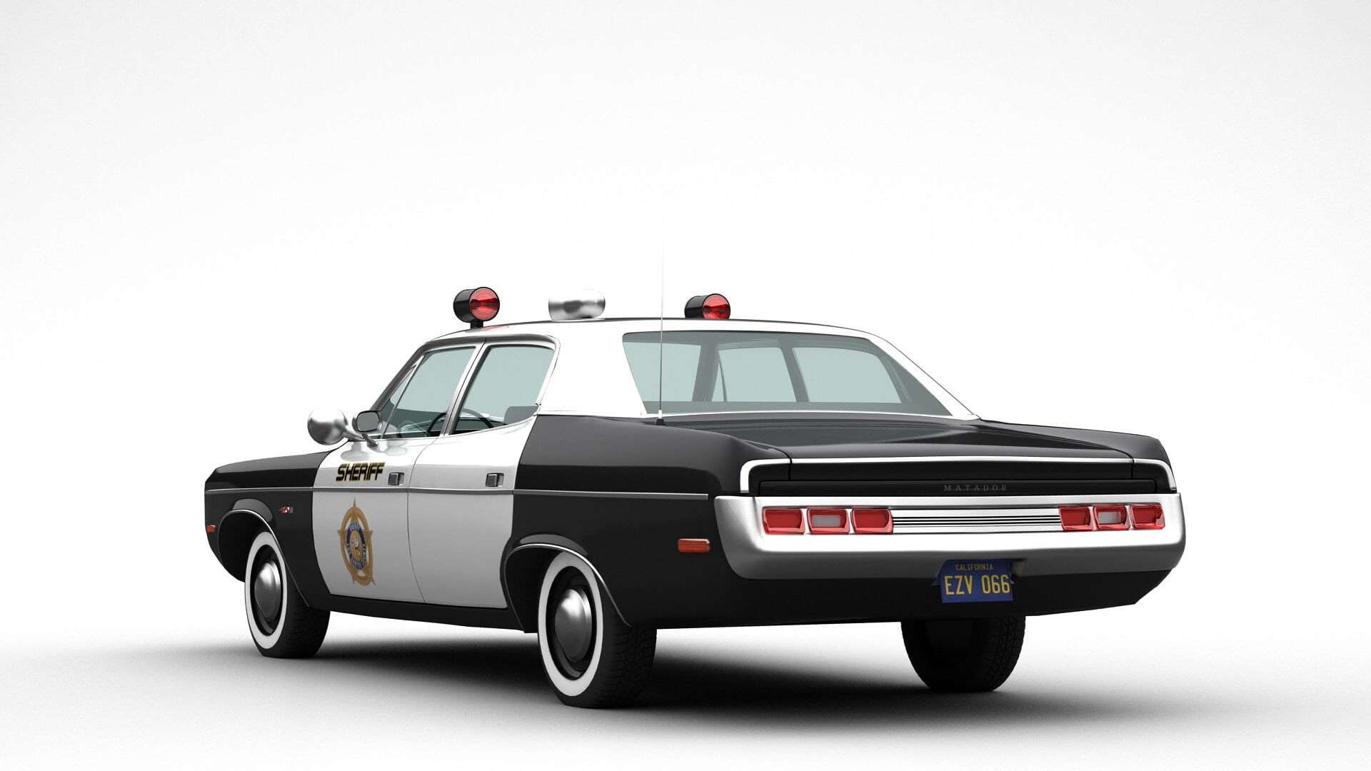AMC Matador Sheriff - 3D Model by Carmodels3D