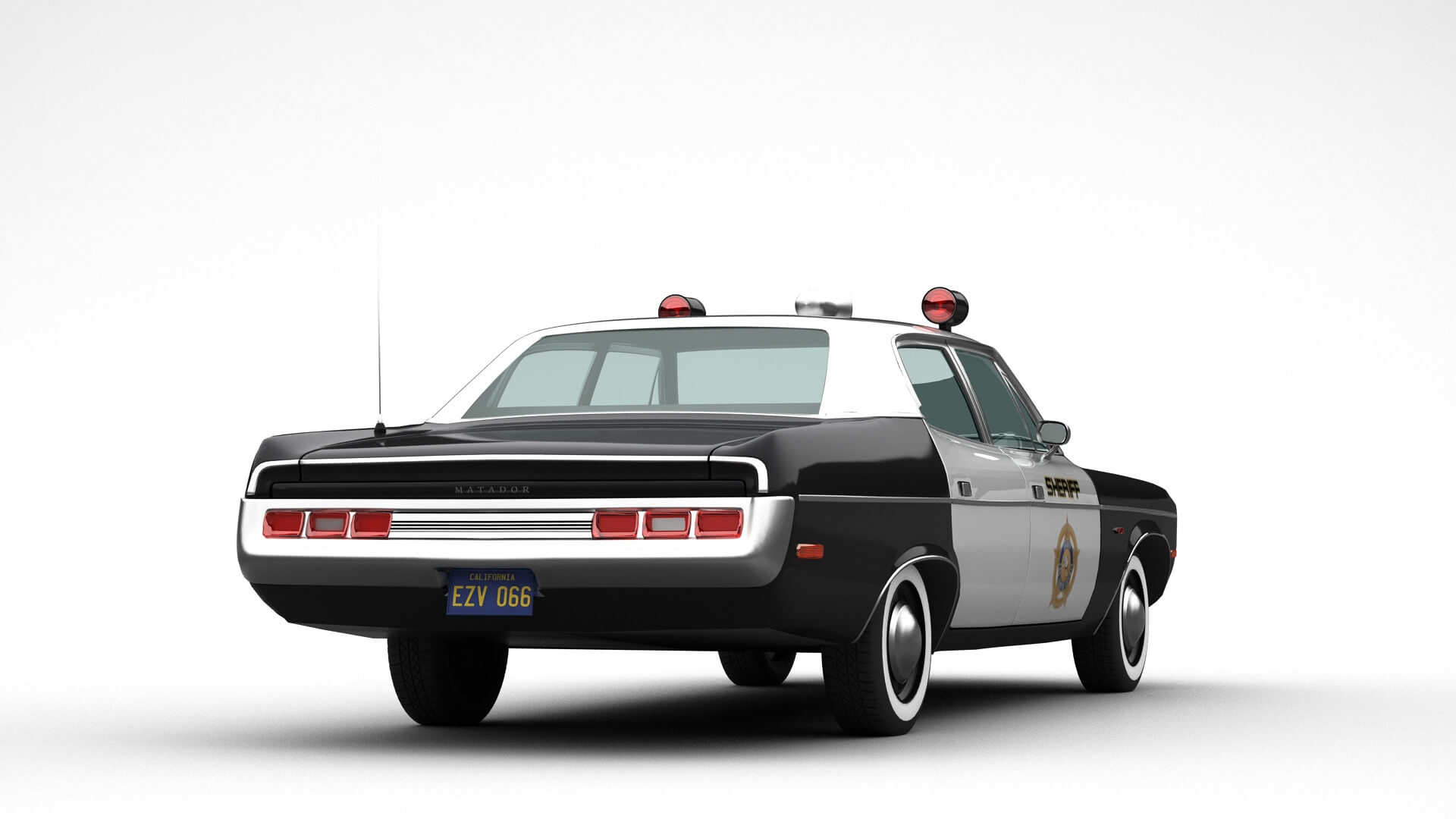 AMC Matador Sheriff - 3D Model by Carmodels3D