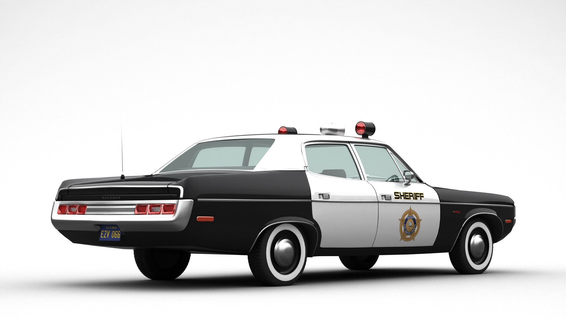 AMC Matador Sheriff - 3D Model by Carmodels3D