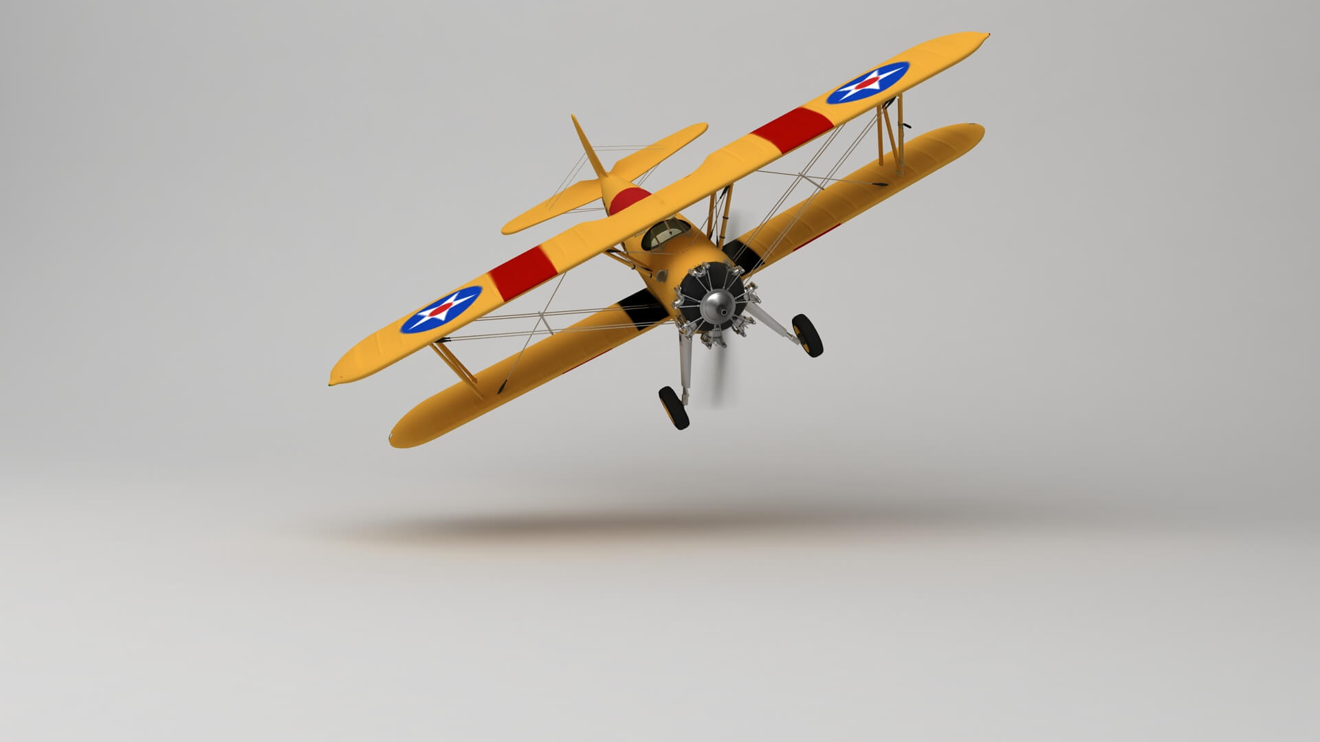 Boeing Stearman M 75 - 3D Model by Carmodels3D