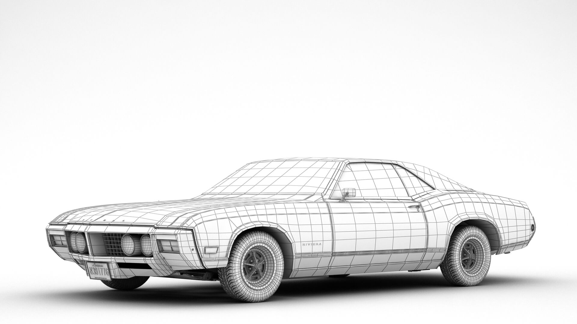 Buick Riviera 1968 - 3D Model by Carmodels3D