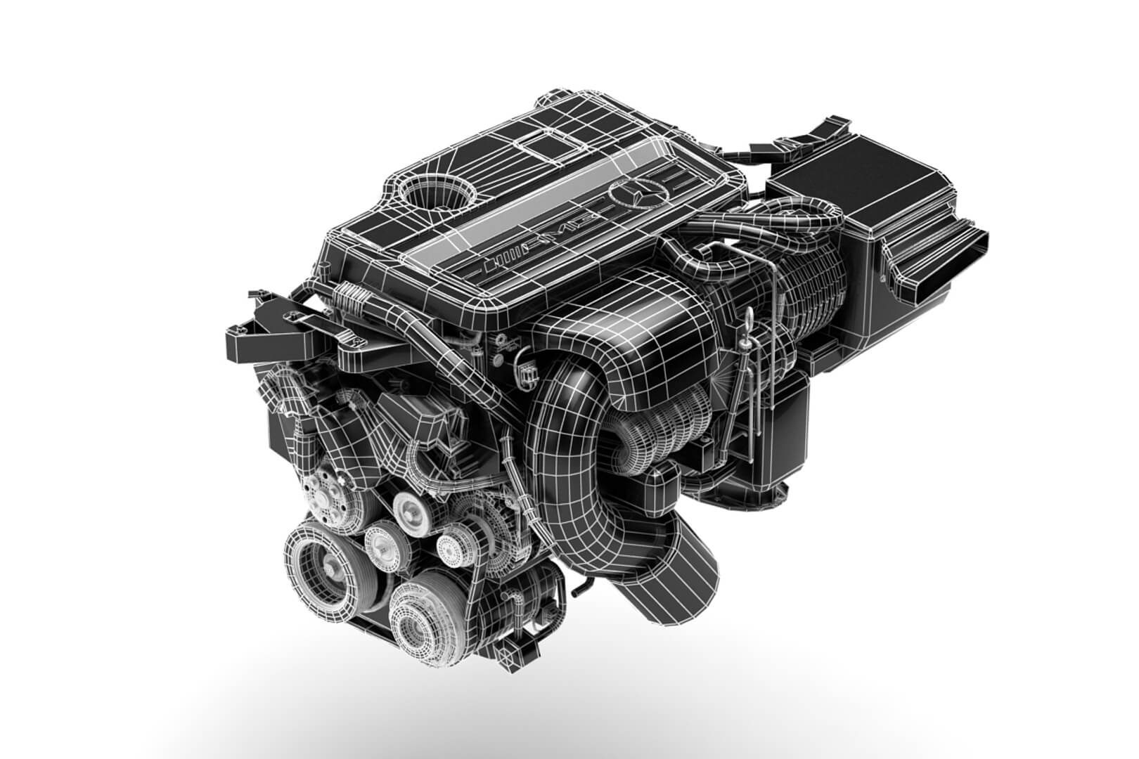 Car Engine 3D by Carmodels3D