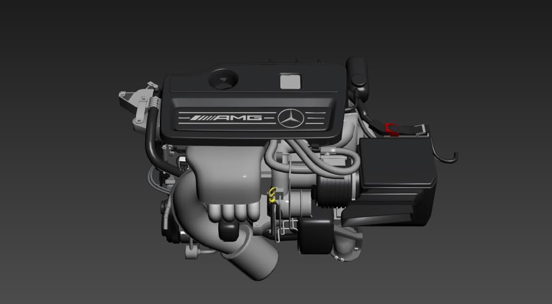 Car Engine 3D by Carmodels3D