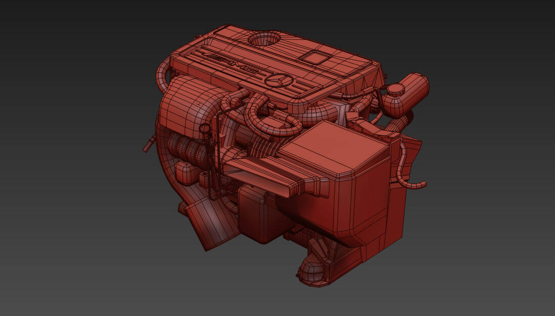 Car Engine 3D by Carmodels3D