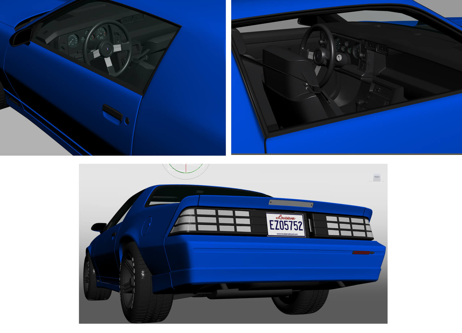 Chevrolet Camaro Z28 IROC-Z 3D Model by Carmodels3D