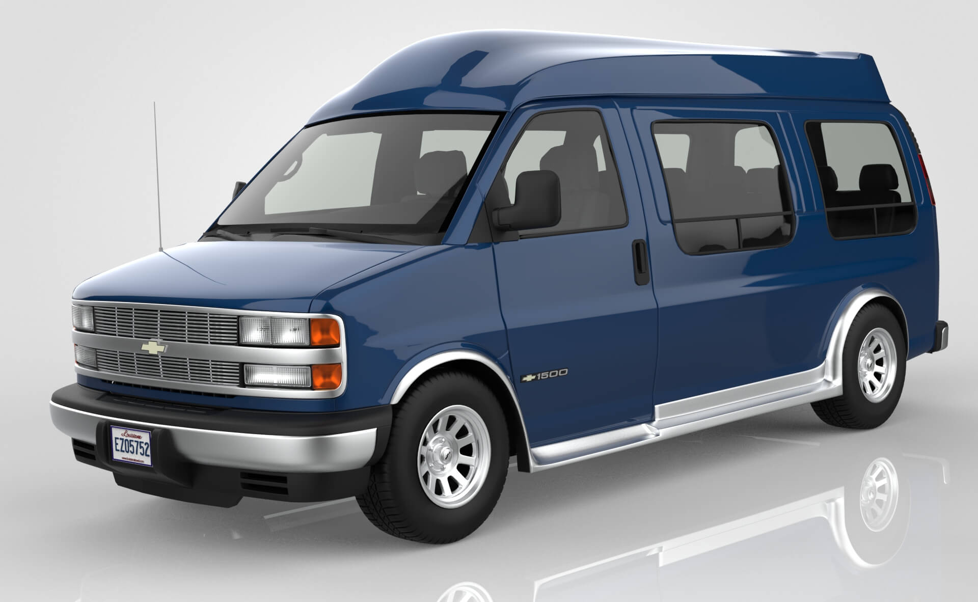 Chevrolet Express Van 1997 - 3D Model by Carmodels3D