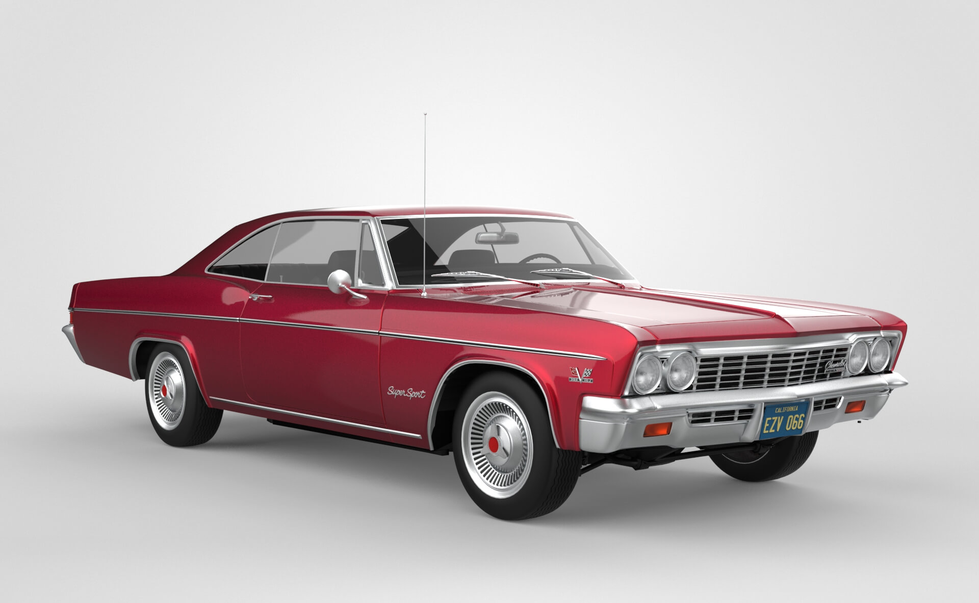 Chevrolet Impala Coupe 1966 - 3D Model by Carmodels3D