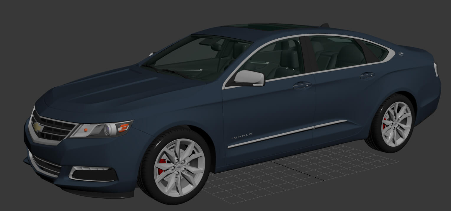 Chevrolet Impala LTZ 2015 - 3D Model by Carmodels3D