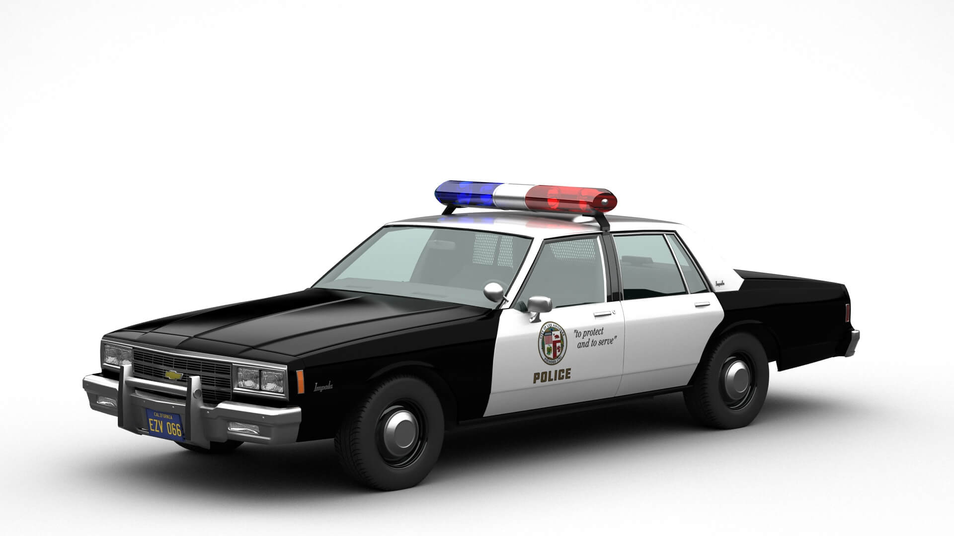 Chevrolet Impala Police - 3D Model by Carmodels3D