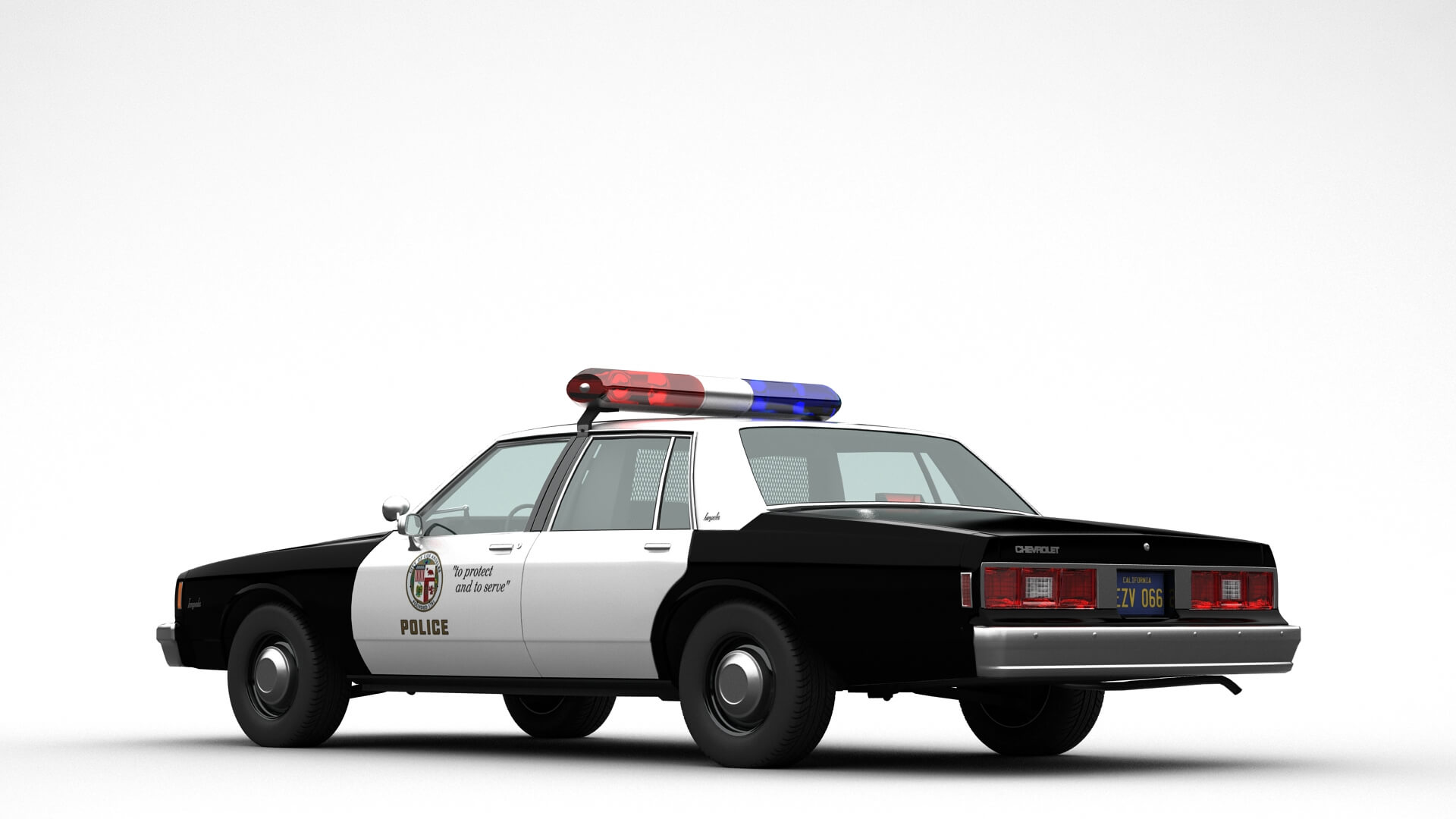 Chevrolet Impala Police - 3D Model by Carmodels3D