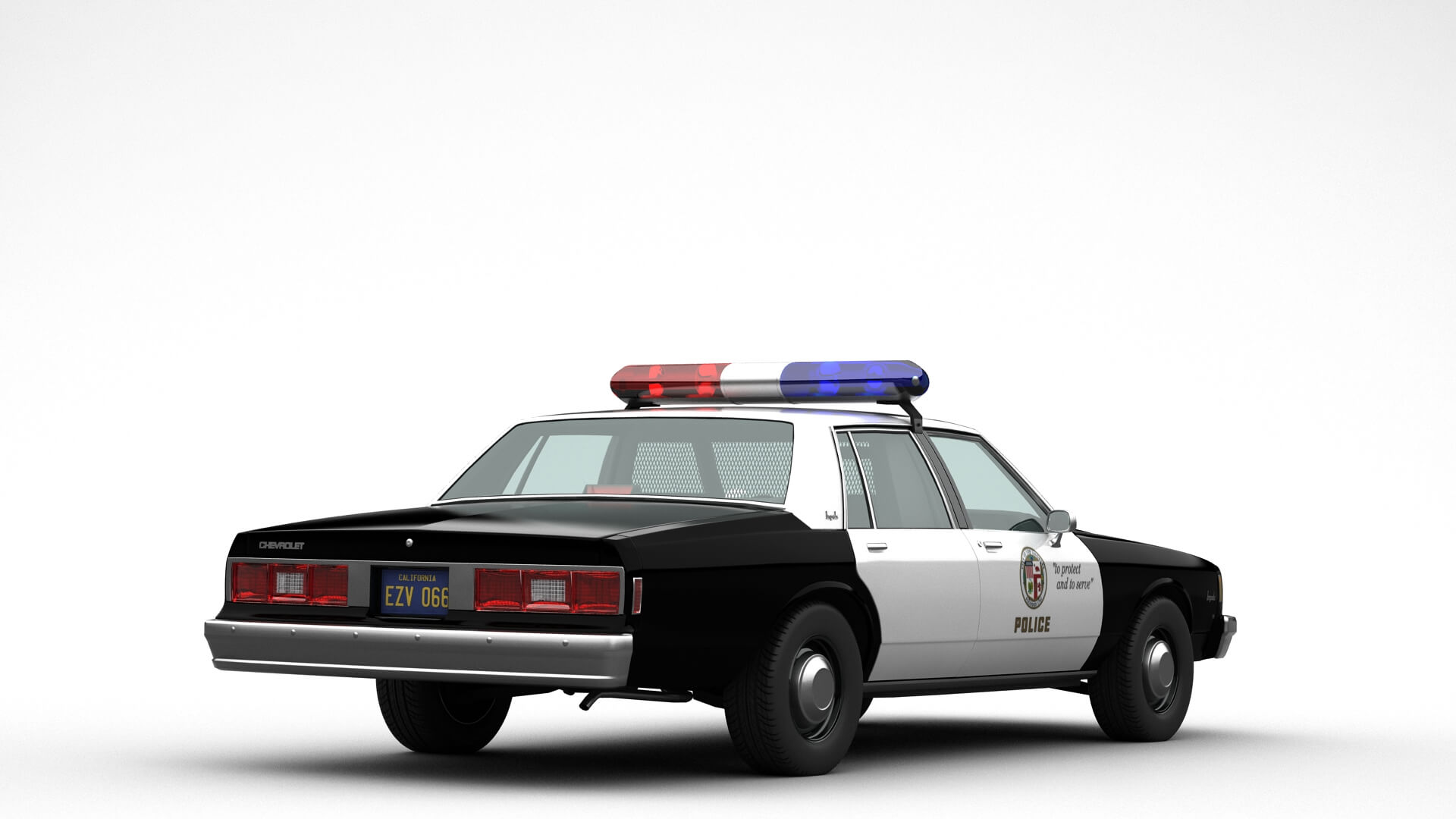 Chevrolet Impala Police - 3D Model by Carmodels3D