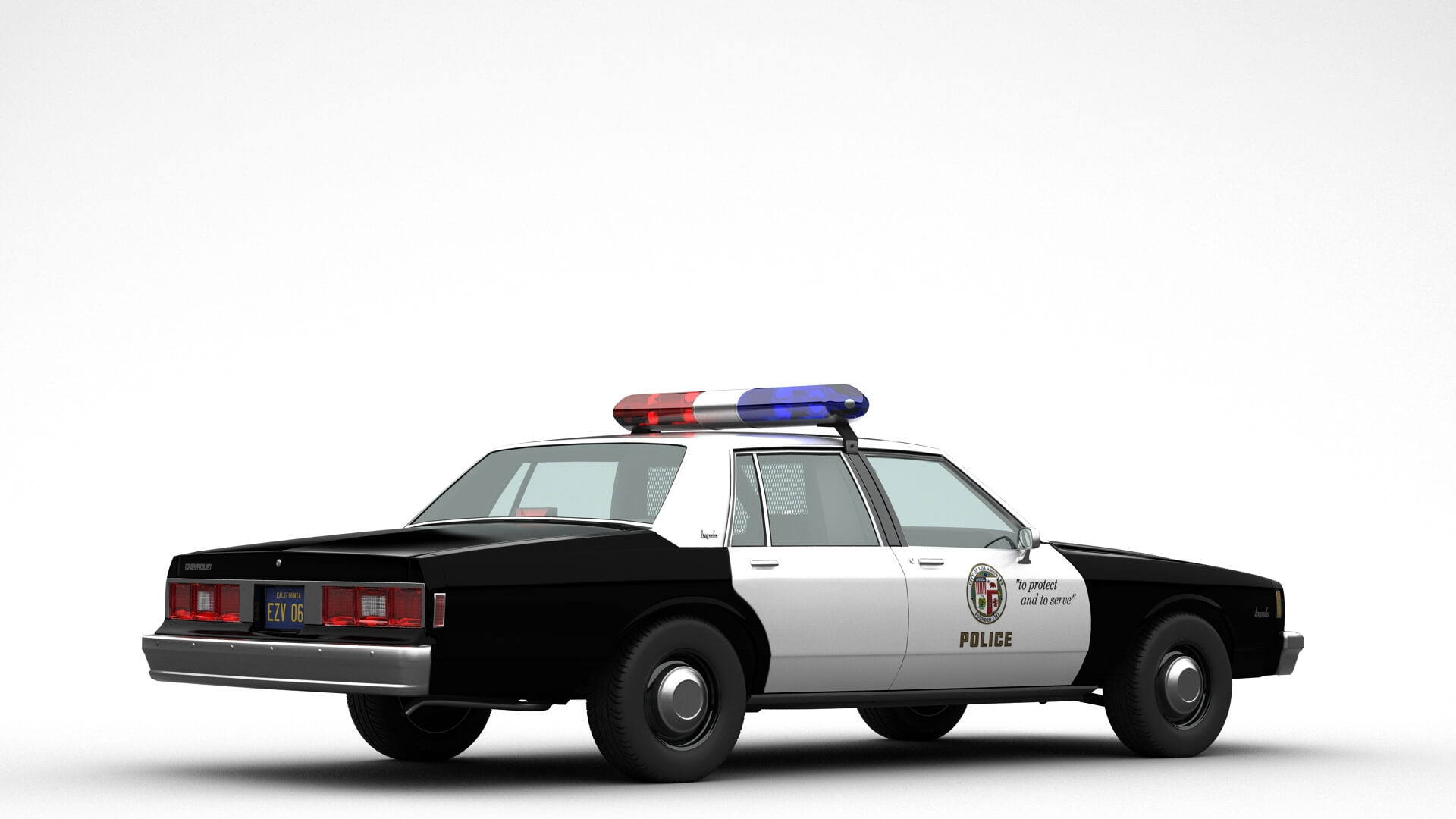 Chevrolet Impala Police - 3D Model by Carmodels3D