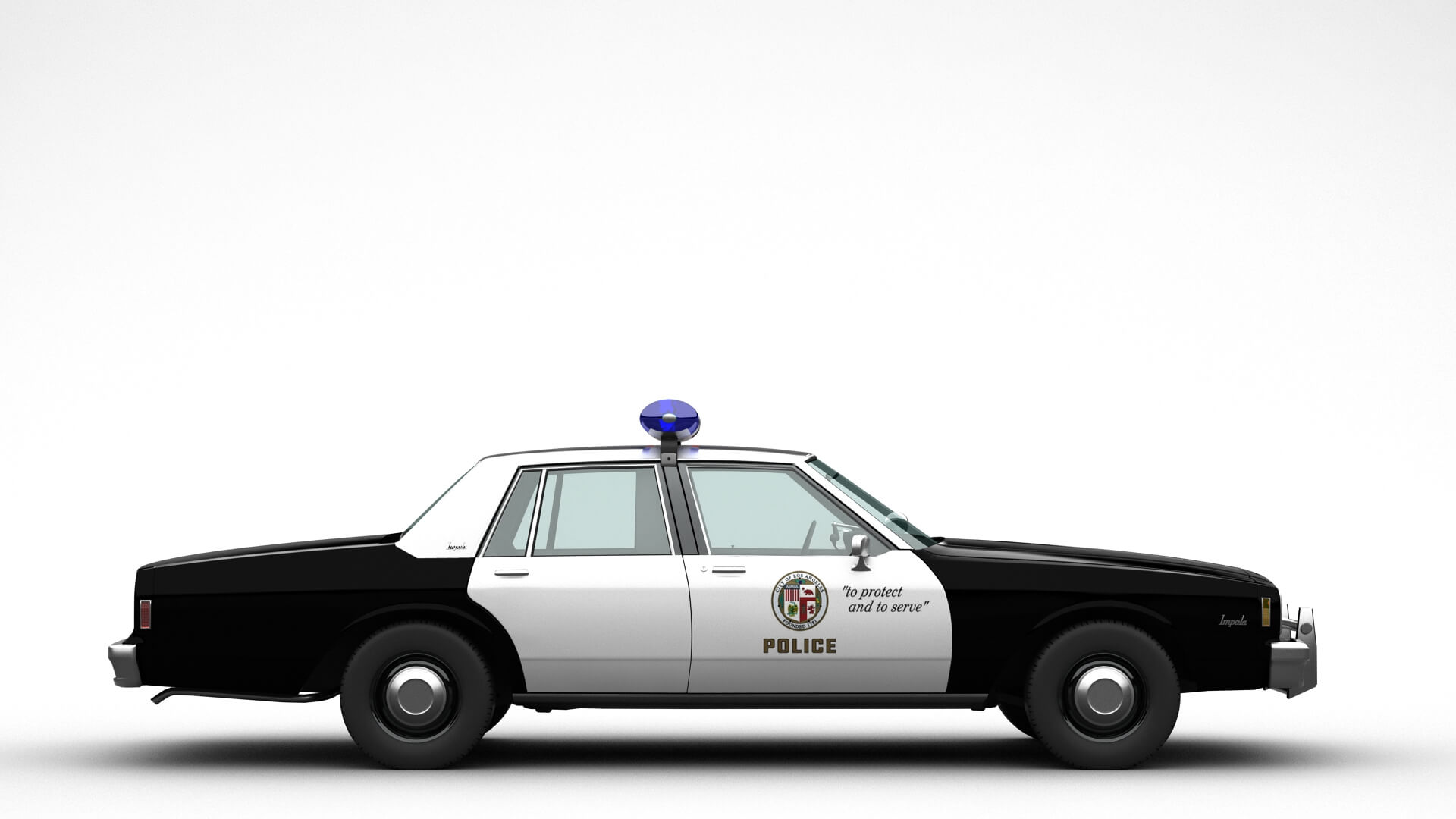 Chevrolet Impala Police - 3D Model by Carmodels3D