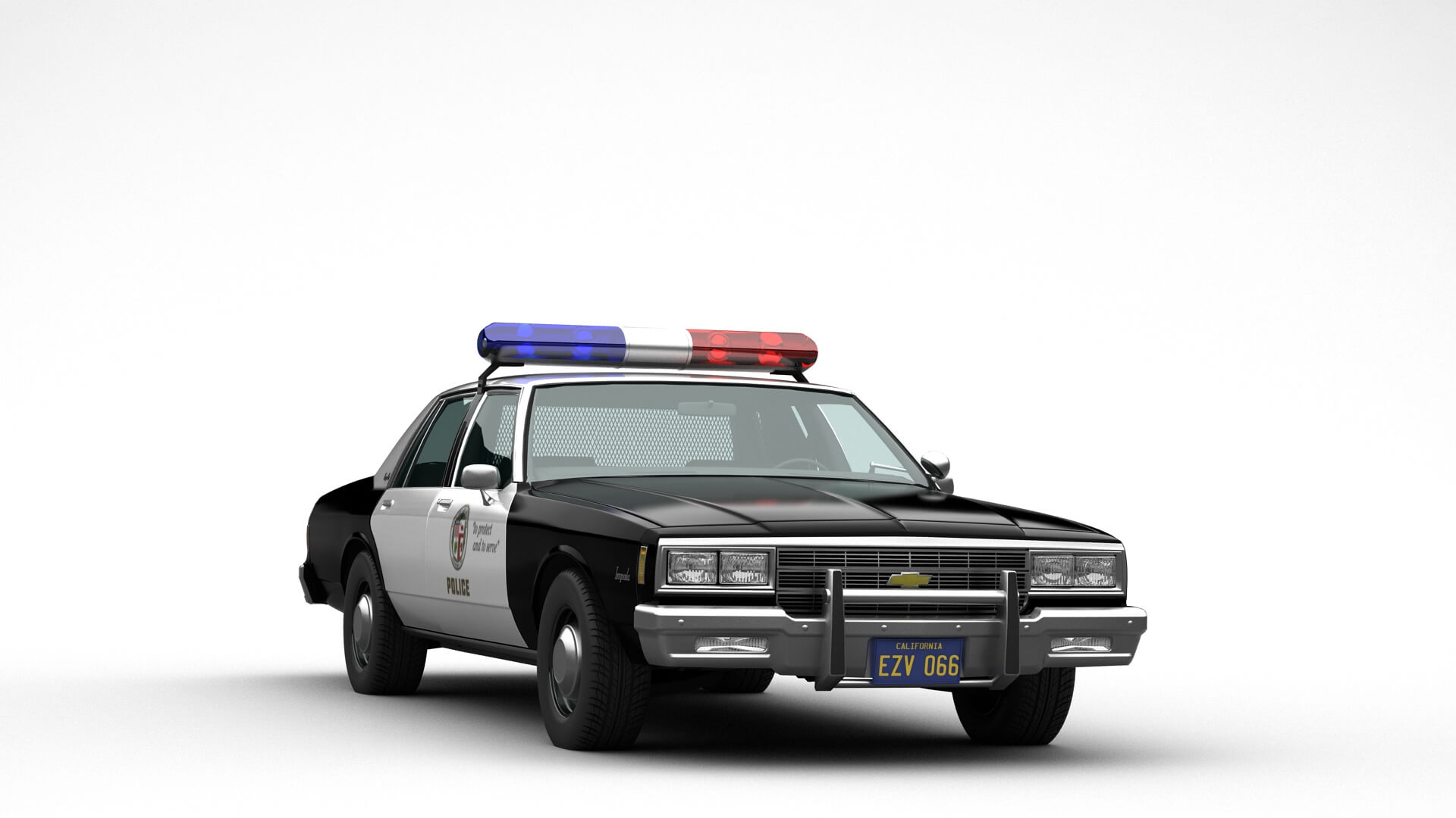 Chevrolet Impala Police - 3D Model by Carmodels3D