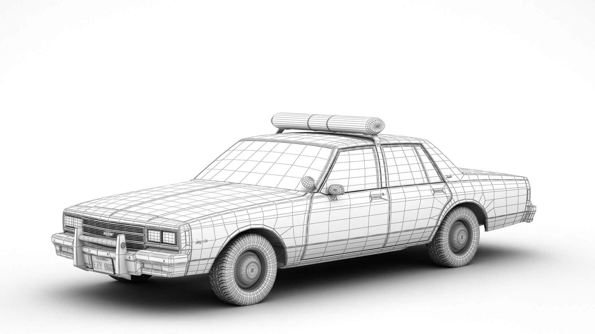 Chevrolet Impala Police - 3D Model by Carmodels3D