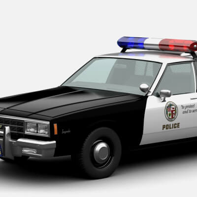Chevrolet Impala Police - 3D Model by Carmodels3D