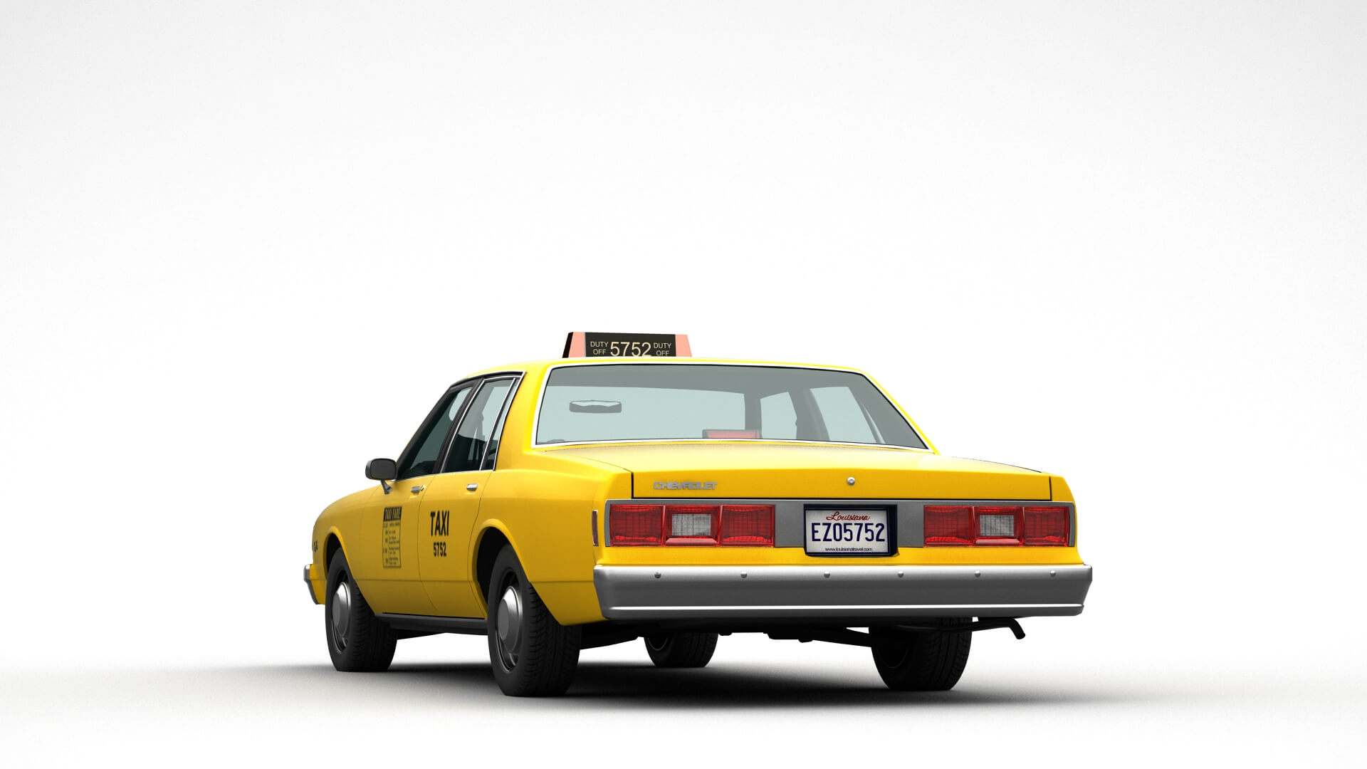 Chevrolet Impala Taxi - 3D Model by Carmodels3D