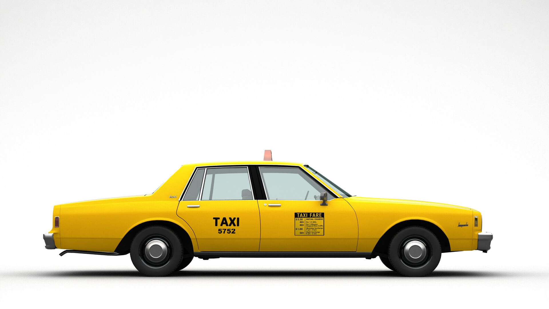 Chevrolet Impala Taxi - 3D Model by Carmodels3D