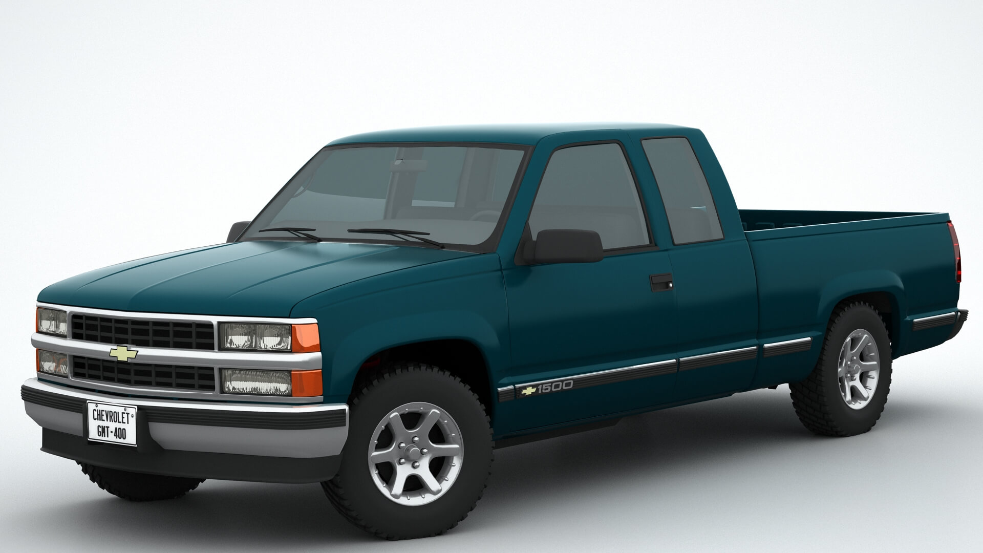 Chevrolet Silverado Extended Cab - 3D Model by Carmodels3D