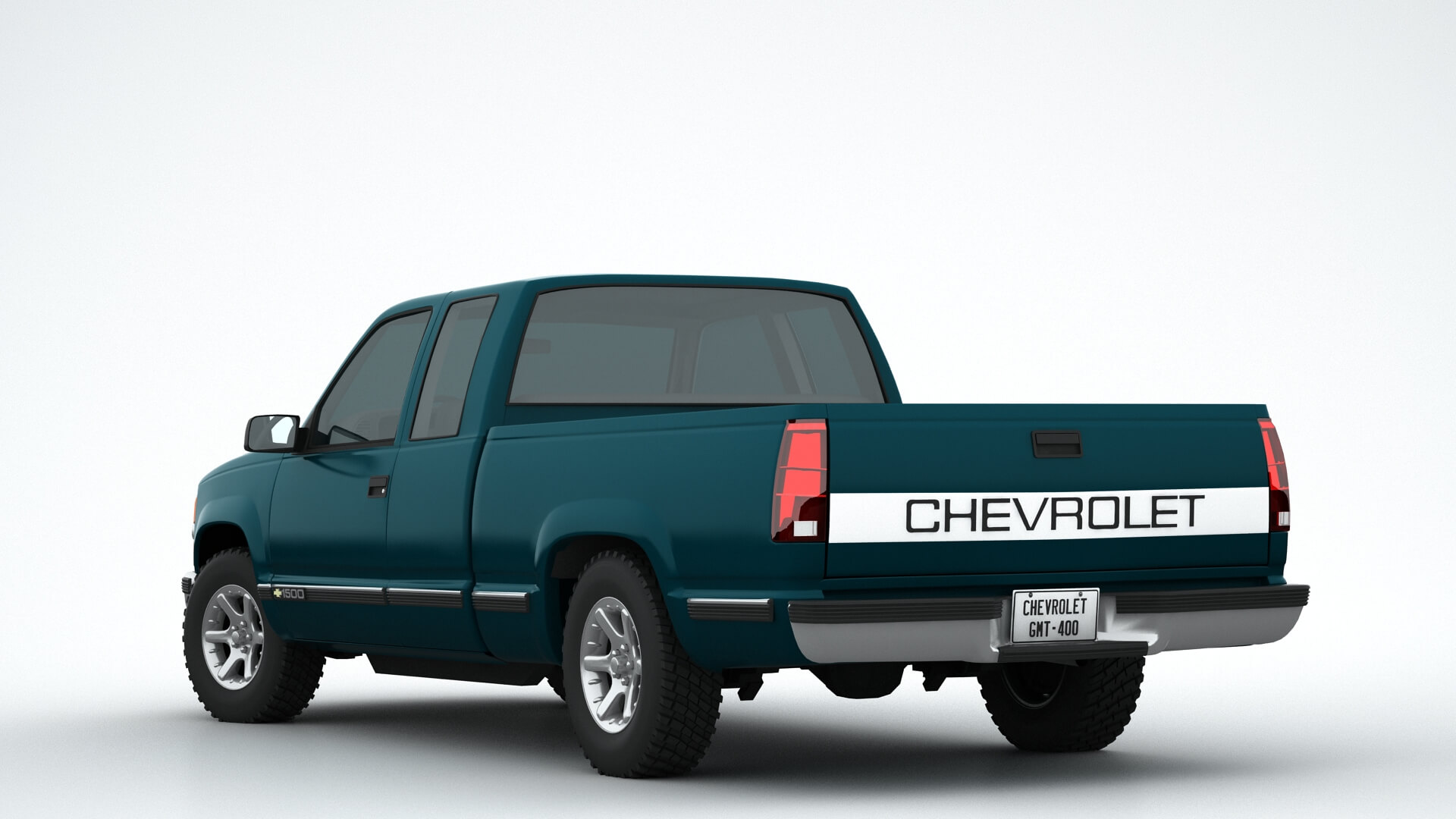 Chevrolet Silverado Extended Cab - 3D Model by Carmodels3D