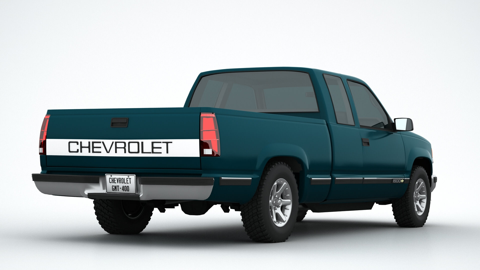 Chevrolet Silverado Extended Cab - 3D Model by Carmodels3D