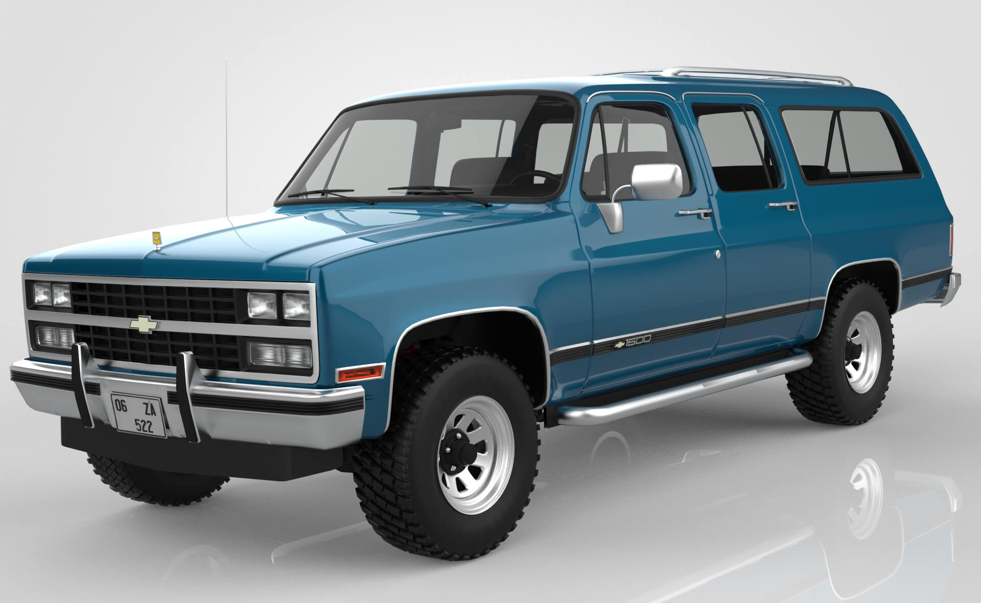 Chevrolet Suburban - 3D Model by Carmodels3D