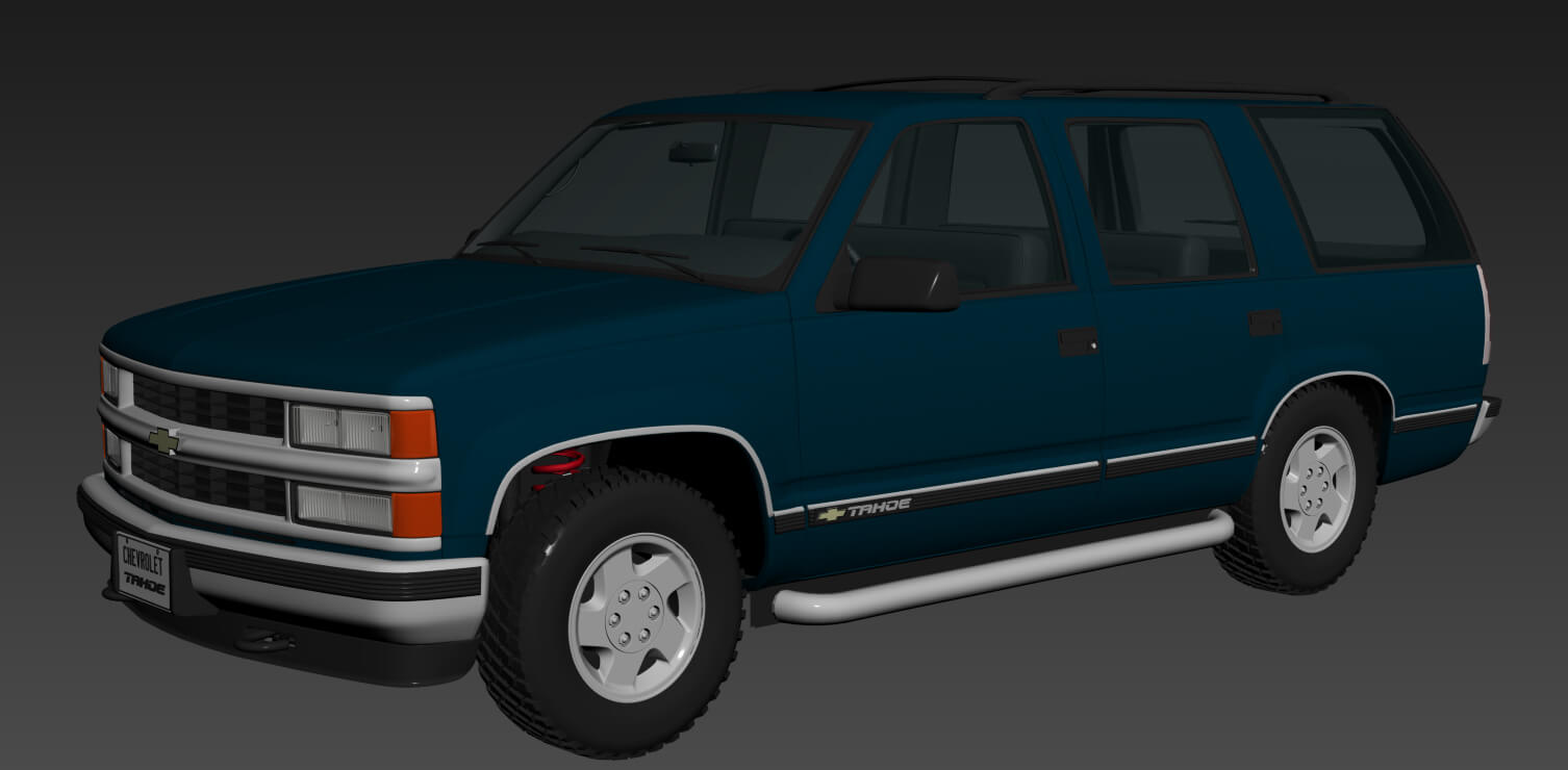 Chevrolet Tahoe 1992 -1999 3D Model by Carmodels3D
