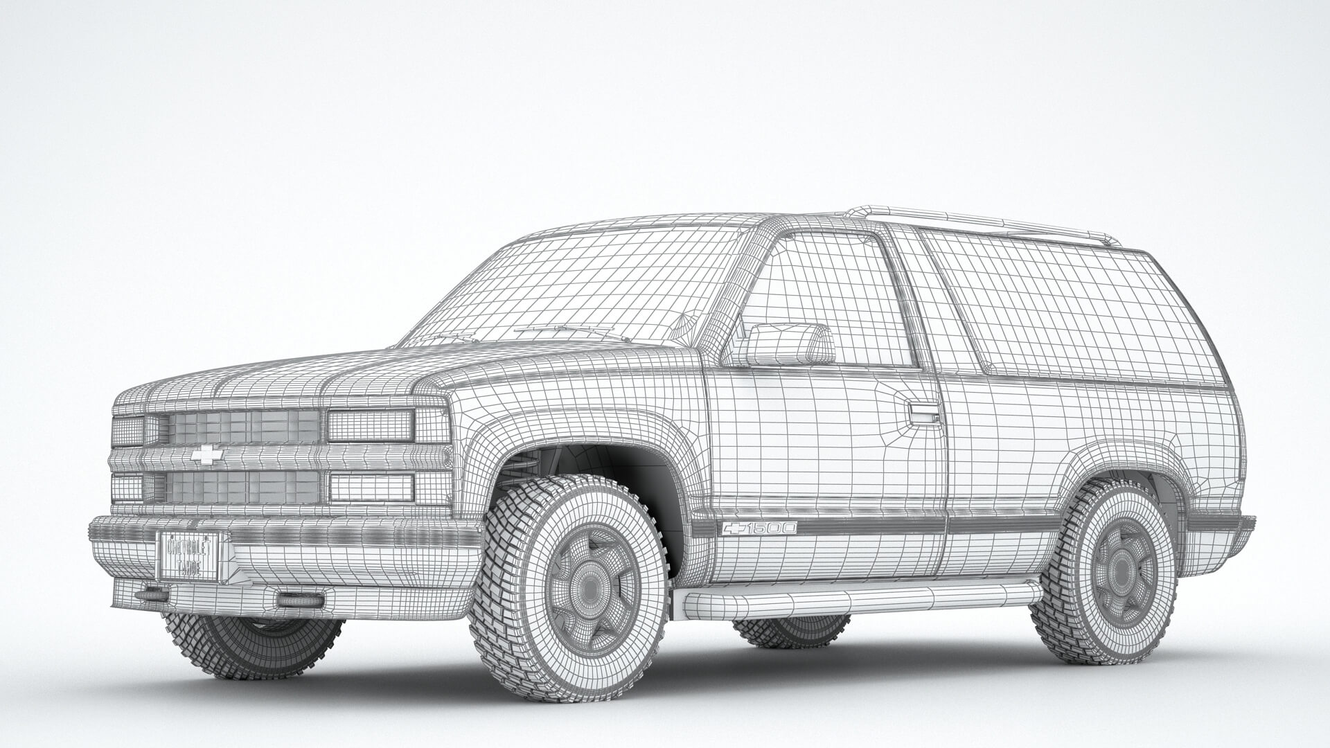 Chevrolet Tahoe 1995 - 3D Model by Carmodels3D