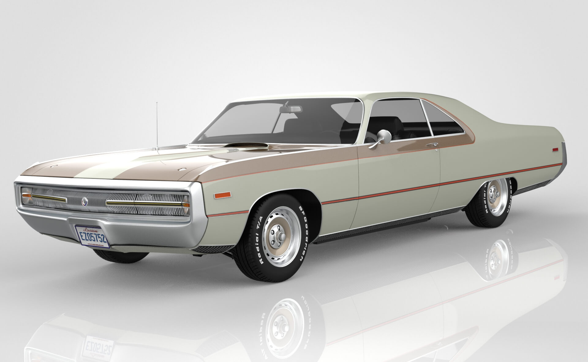 Chrysler 300 Hurst 1970 - 3D Model by Carmodels3D